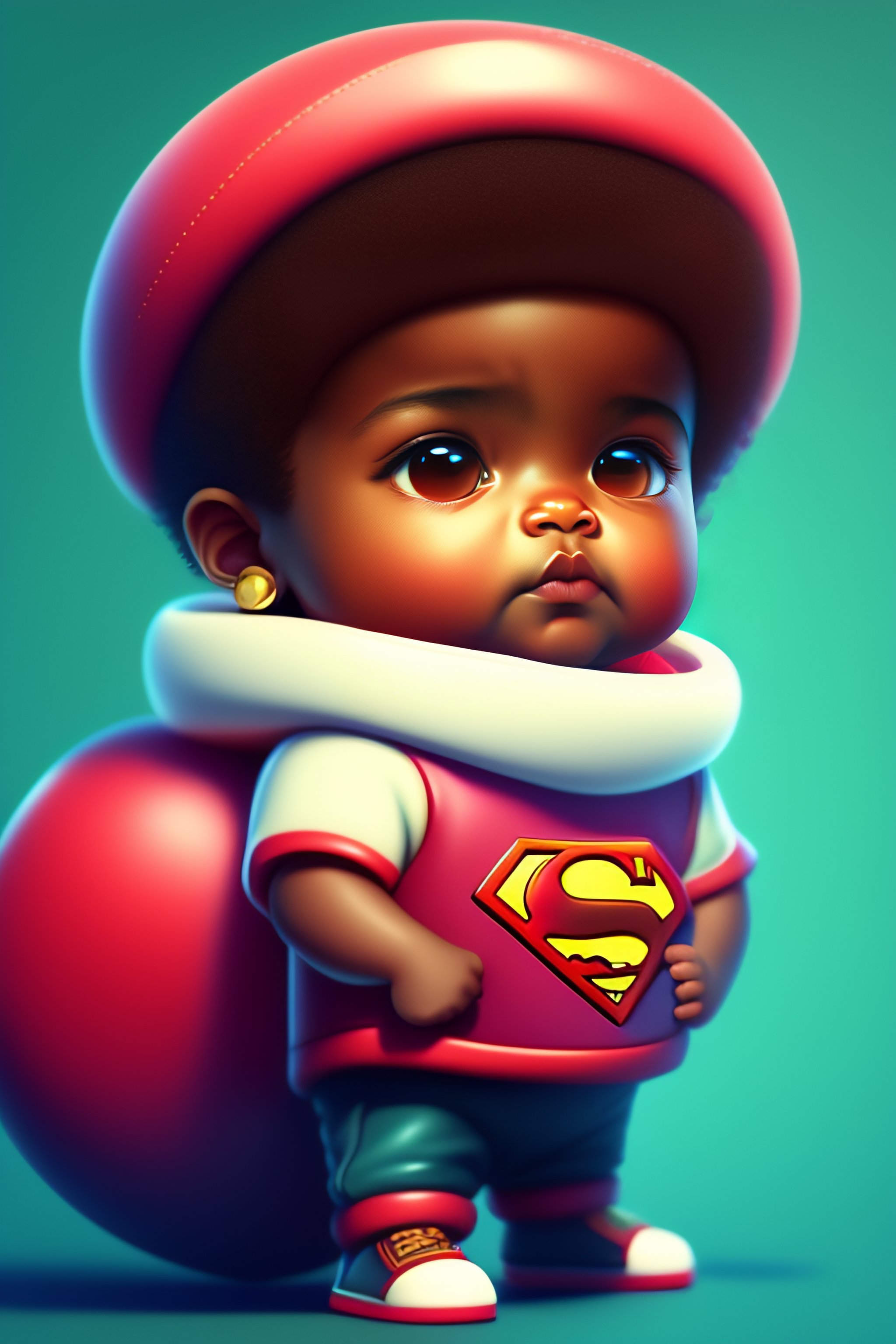 Lexica - Cute and adorable cartoon Bruno Mars baby, fantasy, dreamlike ...