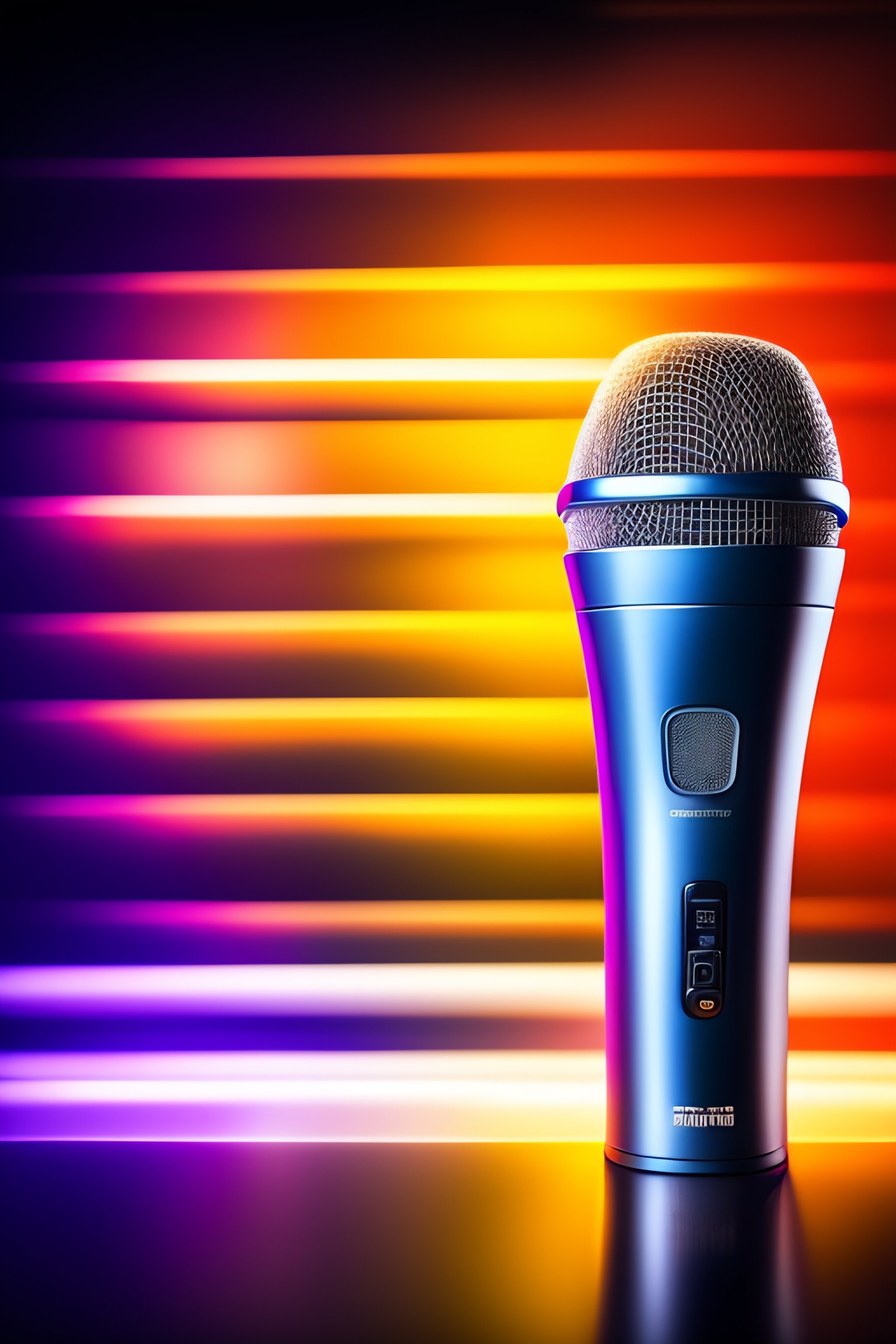 Lexica - Twitch streamer holding microphone