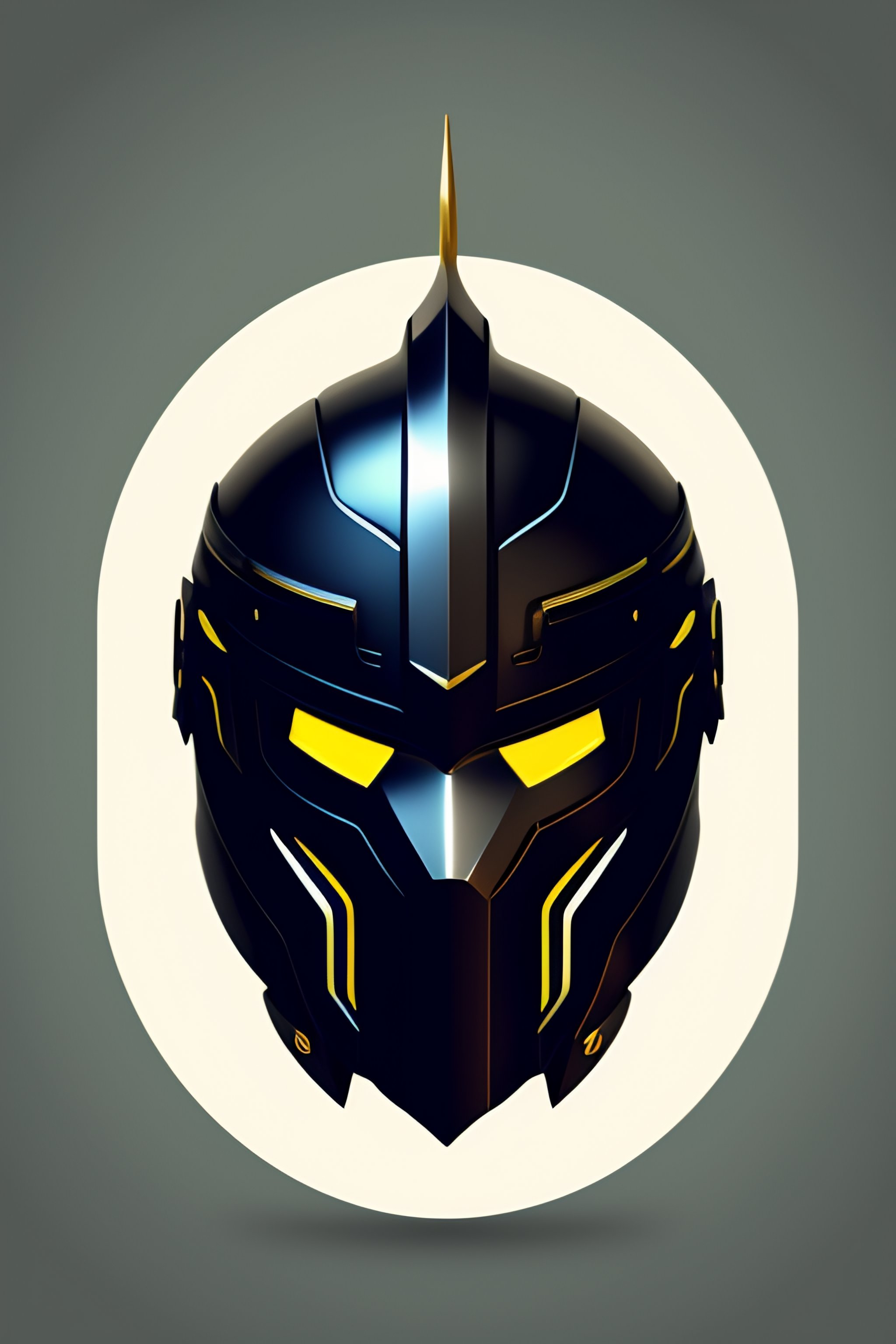 Futuristic Spartan Helmet