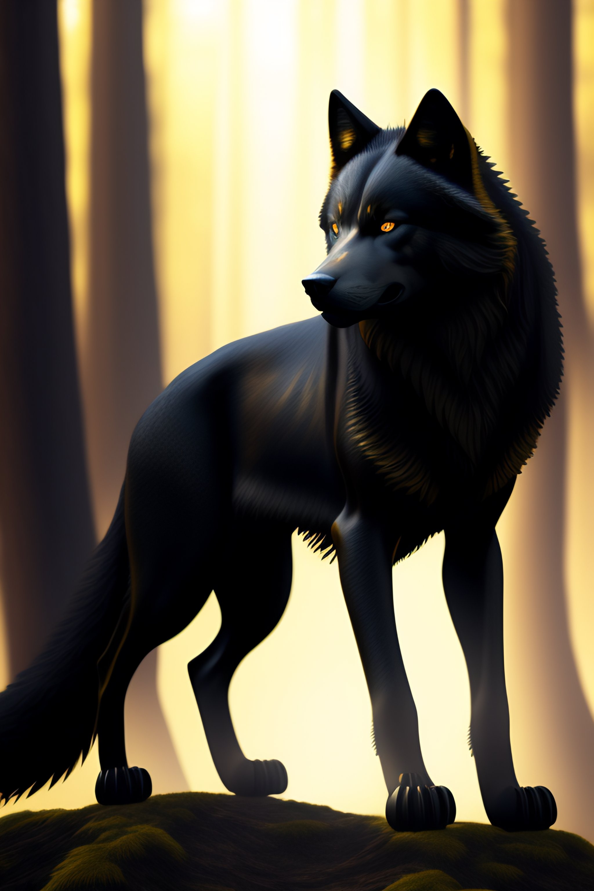 Evil Dark Wolf