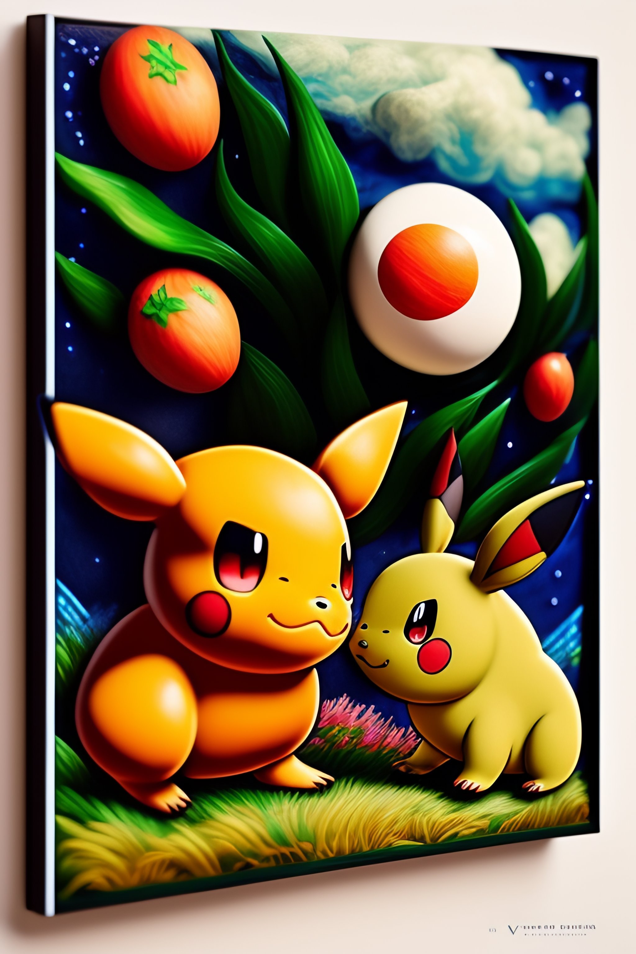 Lexica - Enamorus Pokémon,art by Van Gogh, award-winning, highly detailed