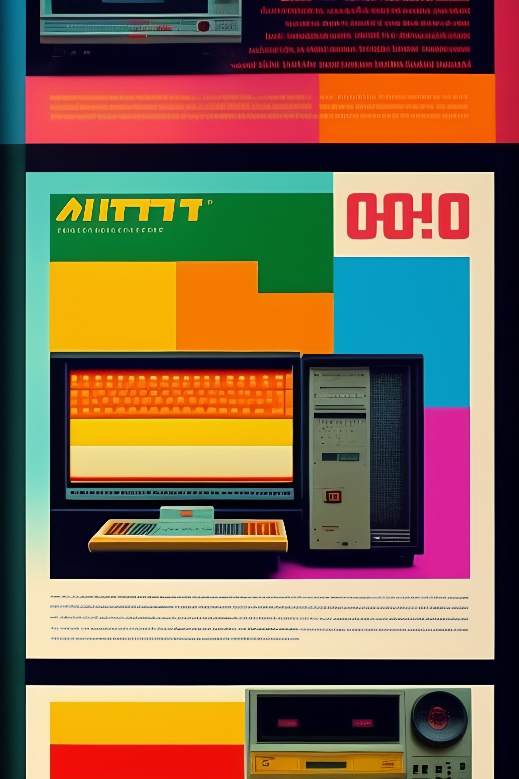 Lexica - Full - color 1980's magazine advertisement for a retro ...