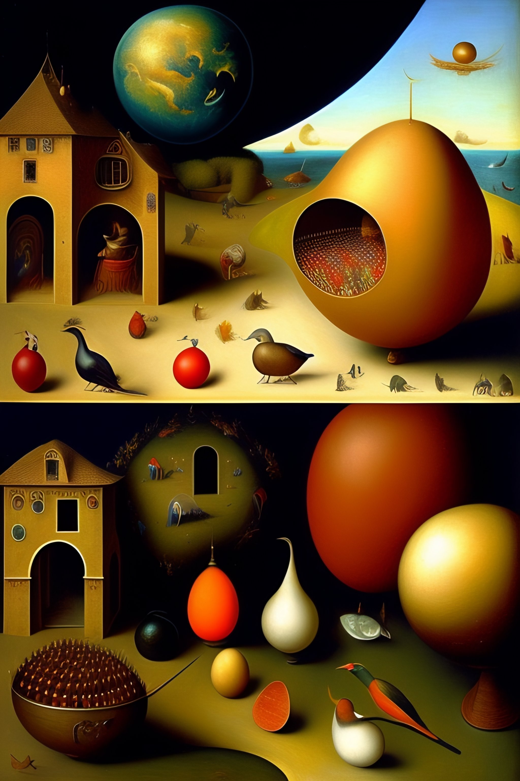 Lexica - A strange world of oviforms, a scientific study painted by ...