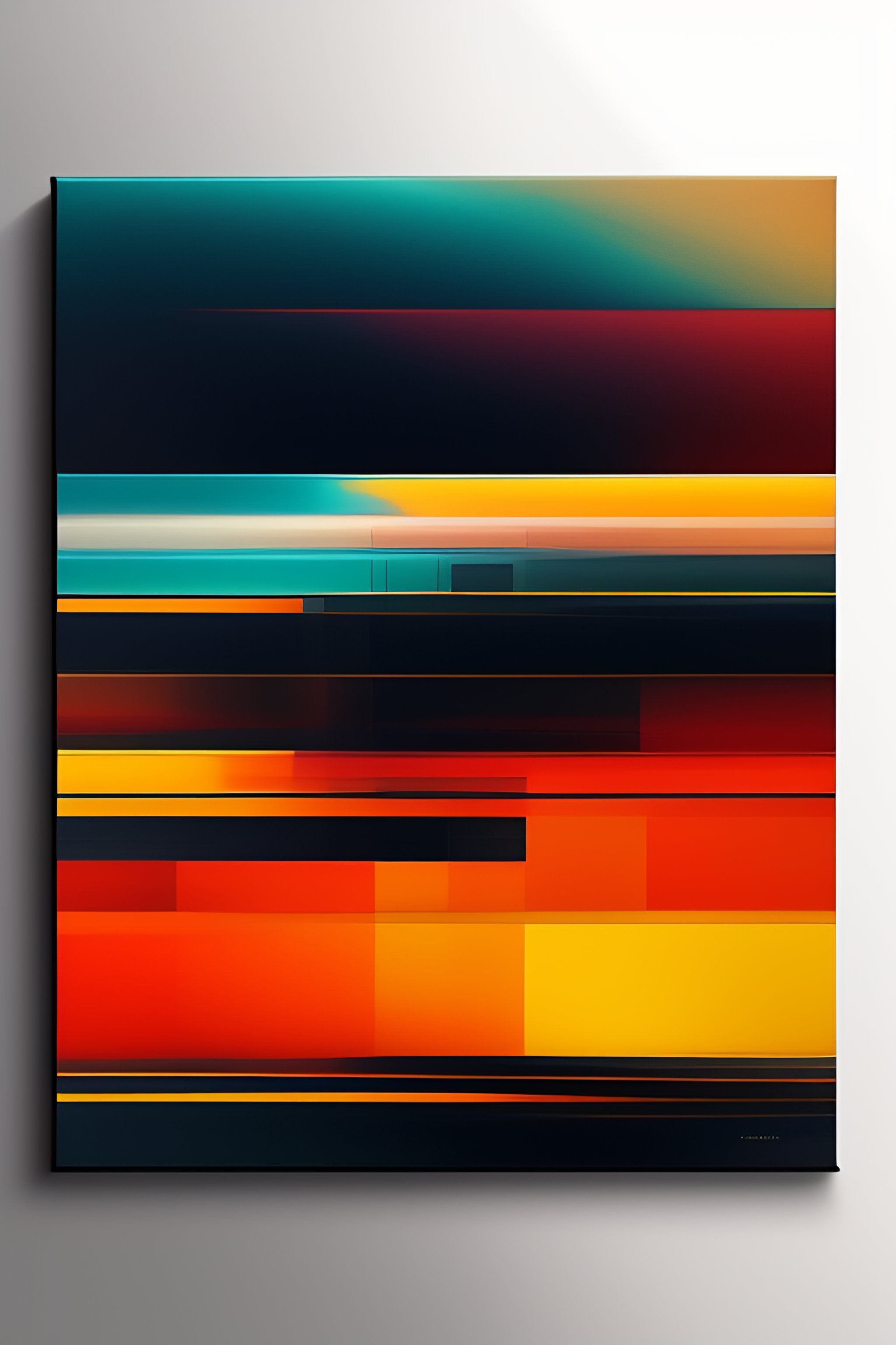 Lexica - Valencia in a minimalist abstract expressionism Paul Kremer style