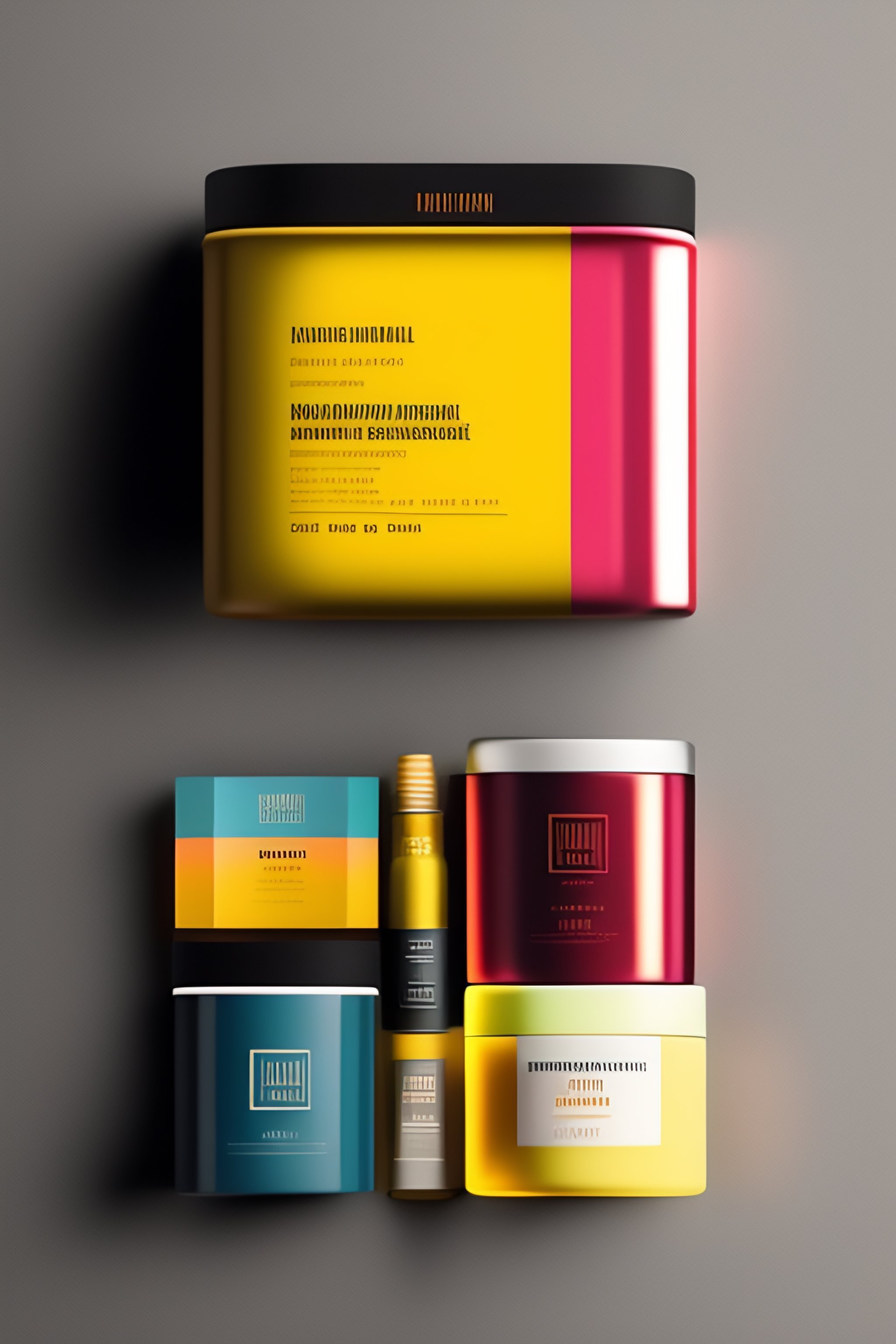 Lexica - Package design, minimalistic and bright