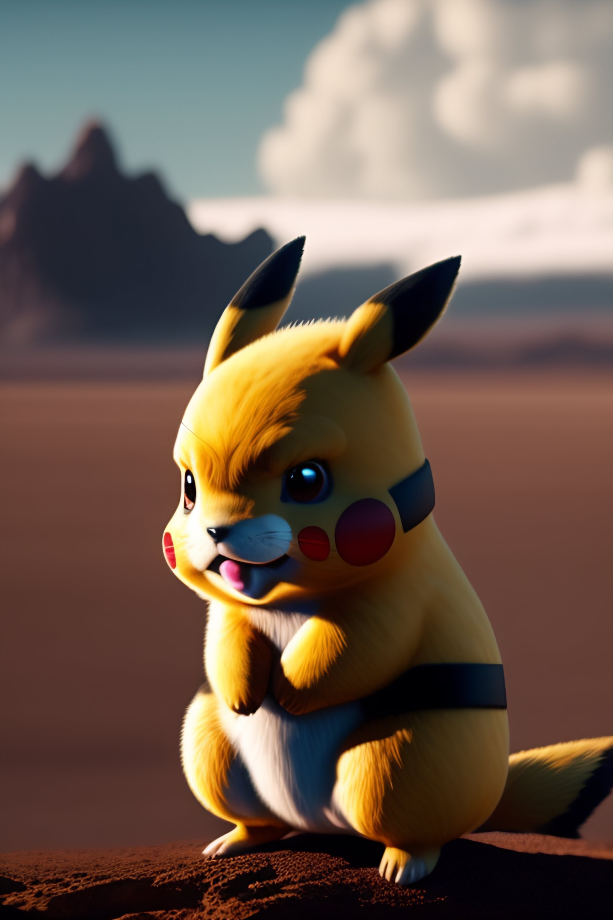 Lexica - Pikachu in interstellar movie