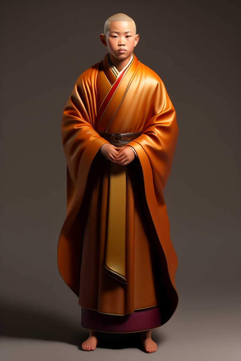 Lexica - Realistic looking monk, up front
