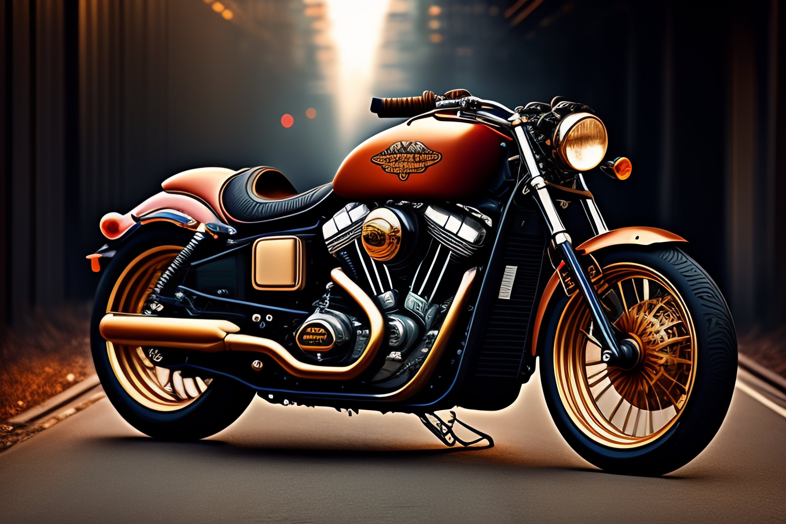 Lexica - Akira keneda motorcycle steampunk dark style