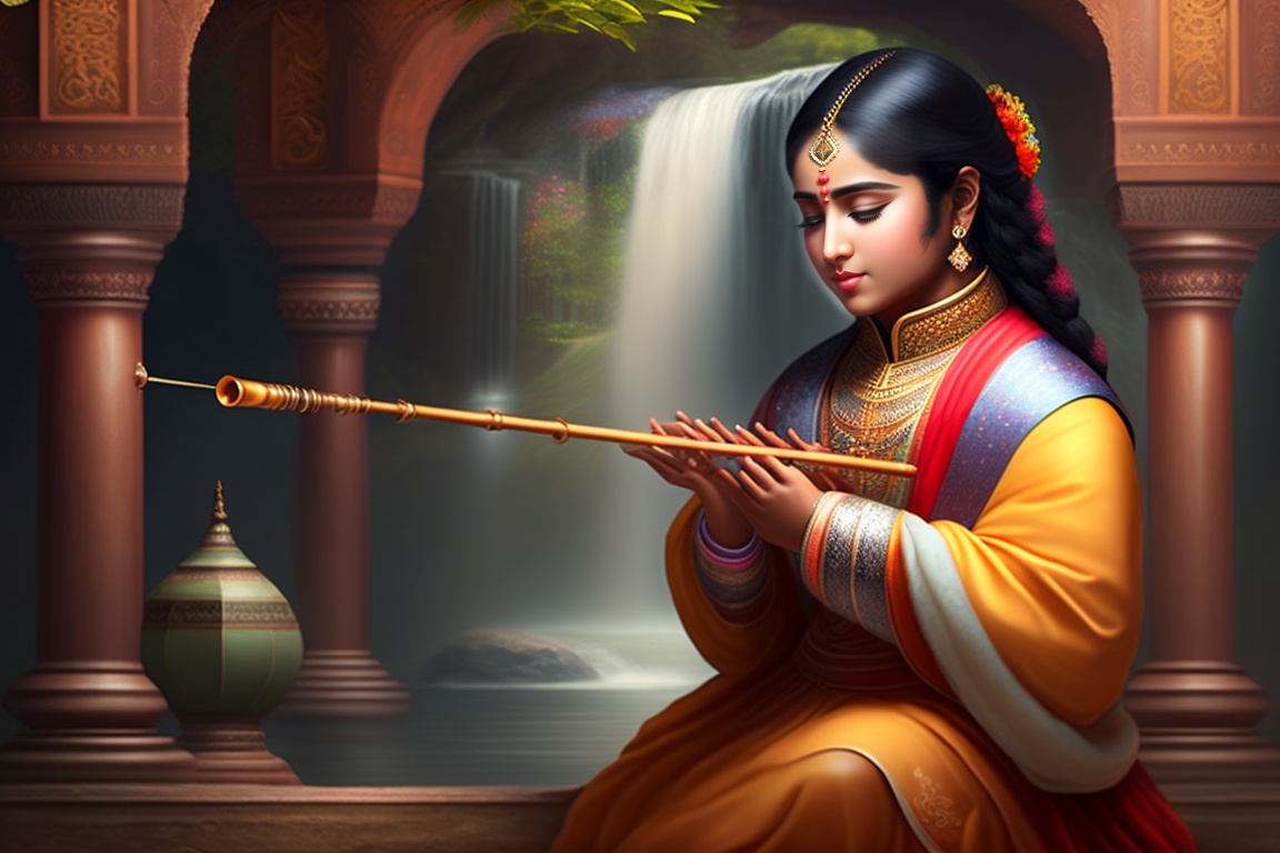 Lexica - Why did you play the flute, oh Shyam... Playing the flute ...