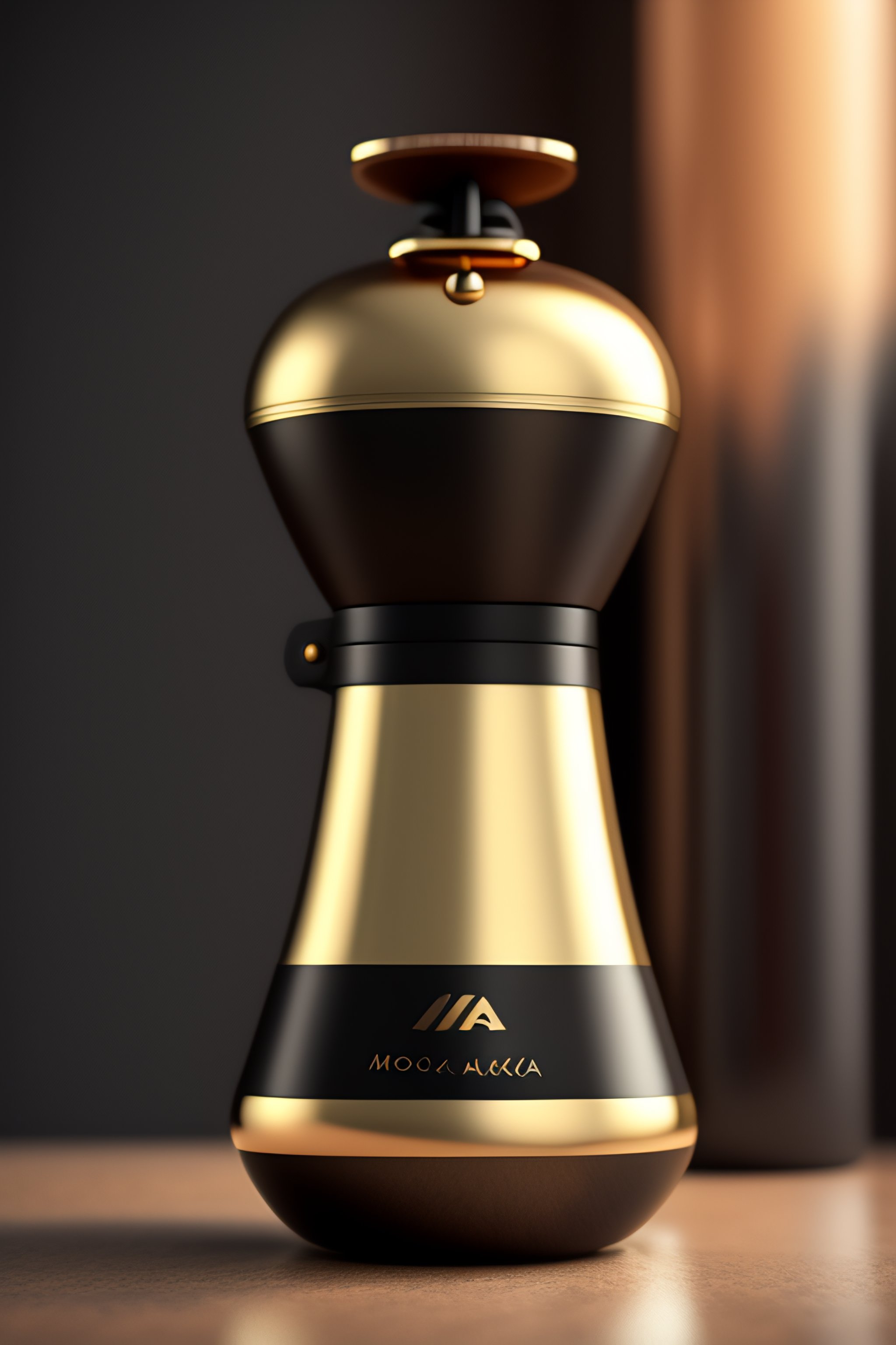 Lexica - Moka pot design watch, concept art, HD luxury render, 4k