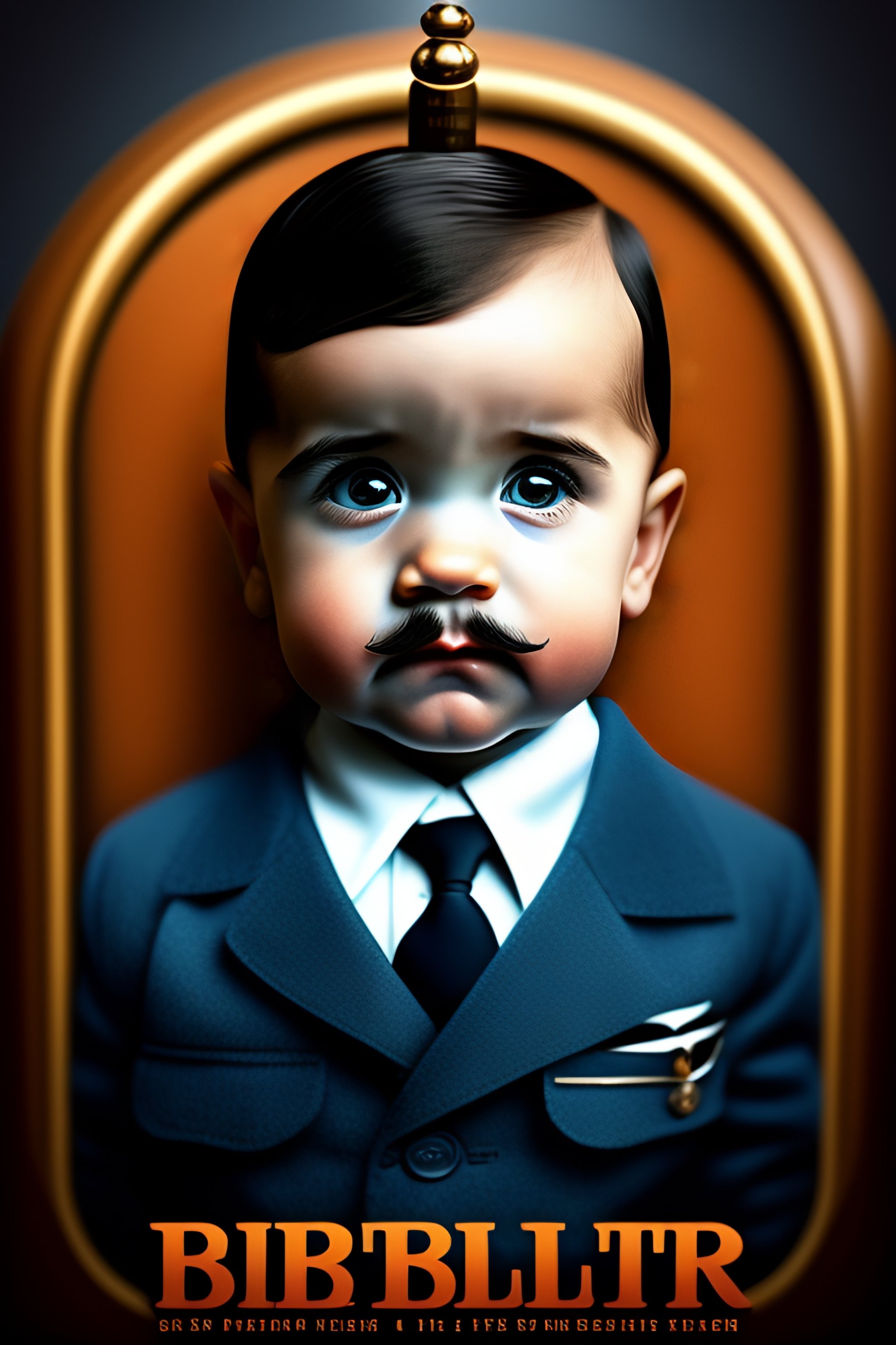 Lexica - Baby Hitler with a mustache