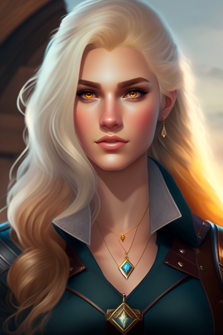 Lexica - A young woman robber with brown eyes and a tousled mane of ...