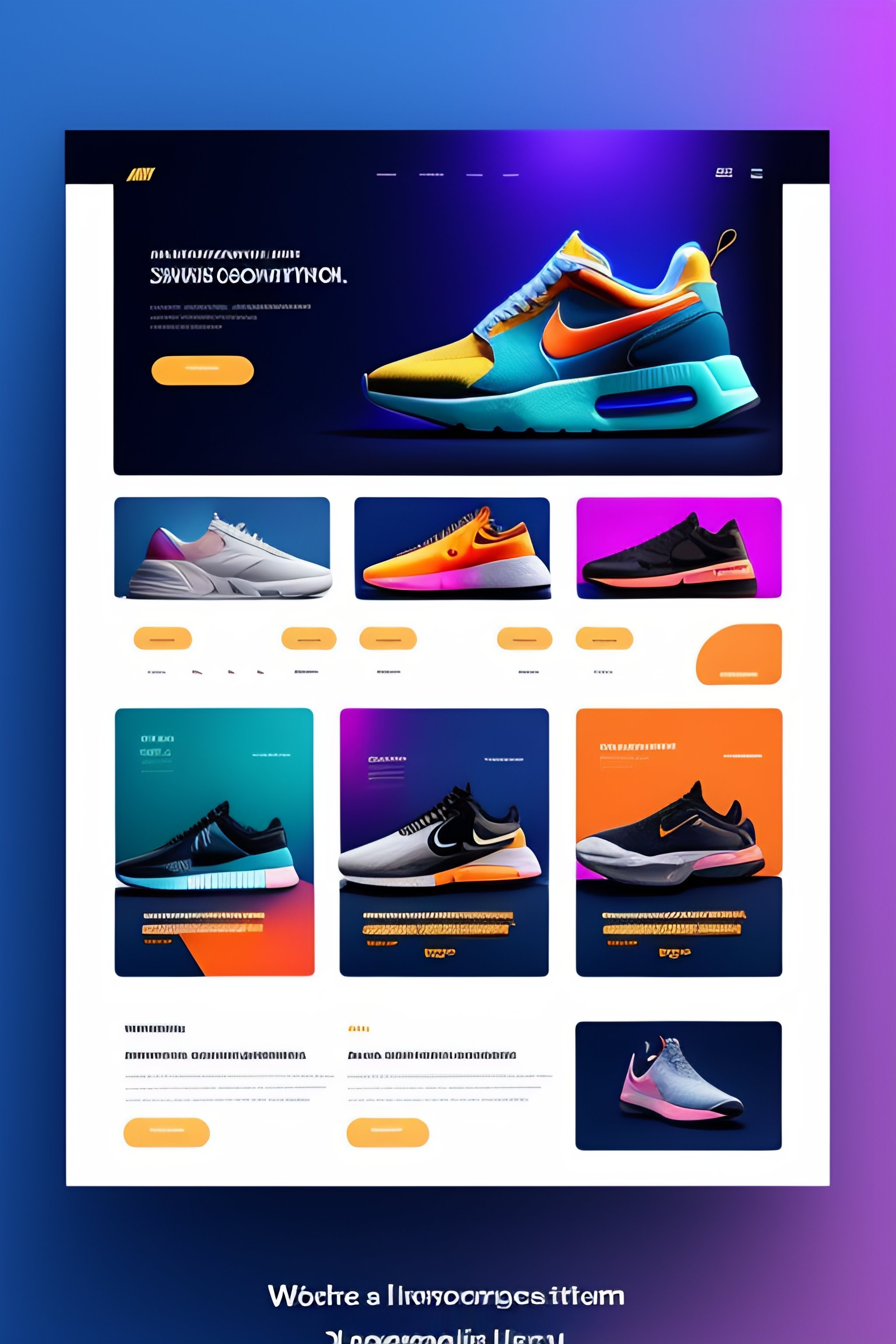 Lexica - Shoes ecommerce, website landing page designs, attractive ...