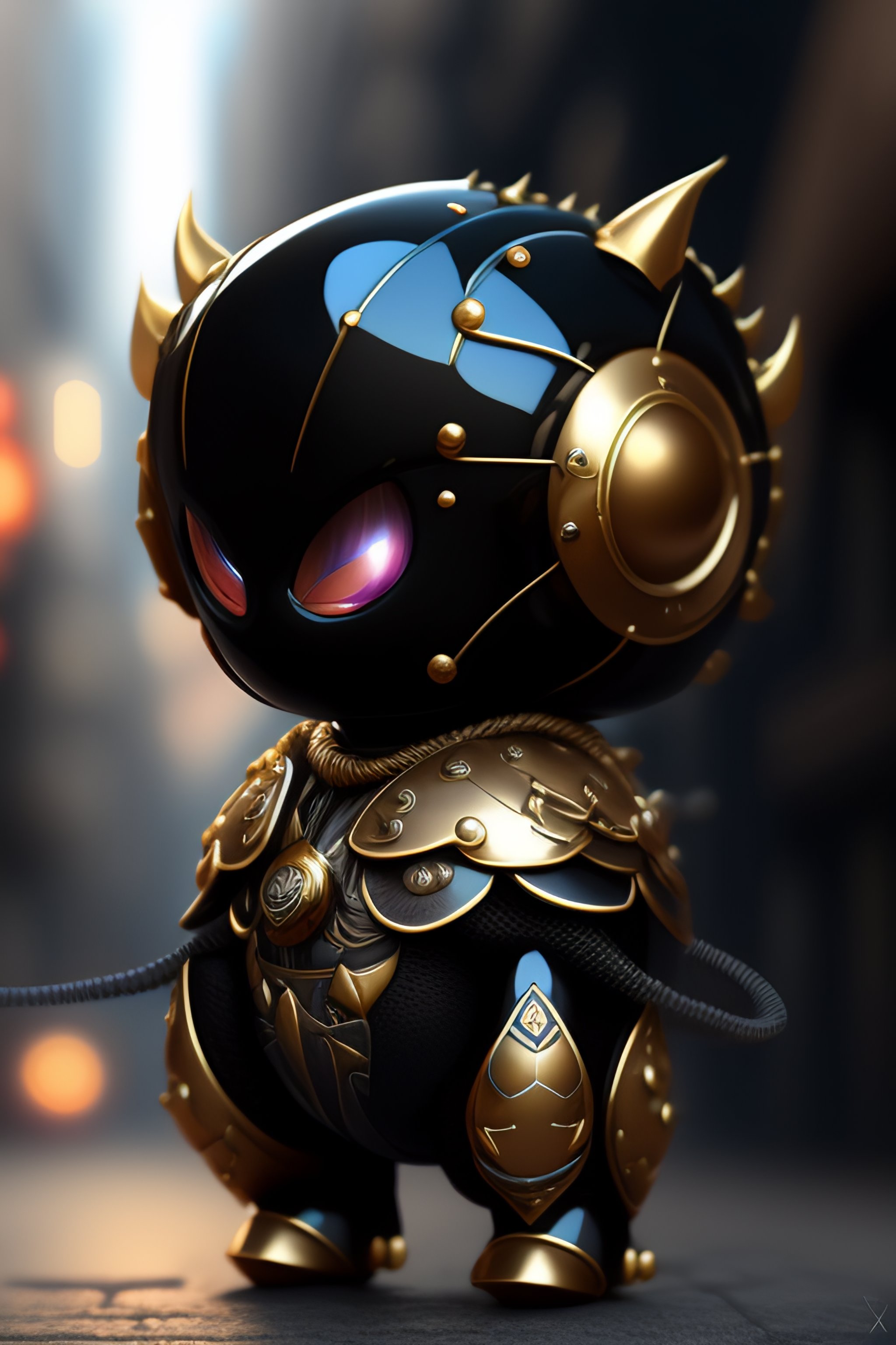 Lexica - Cute and adorable cartoon, symbiote Venom steampunk style in ...
