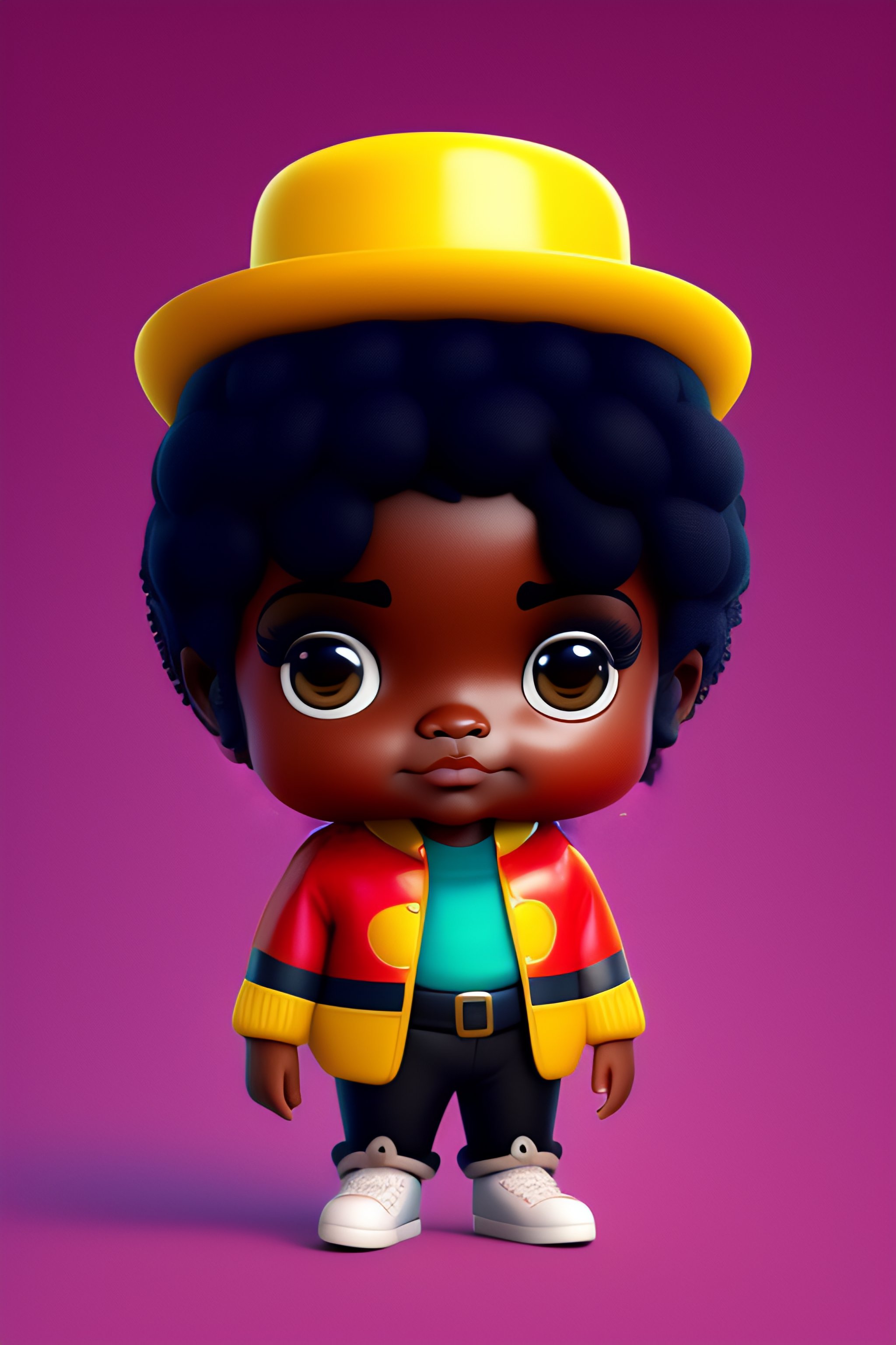 Lexica - Cute and adorable cartoon michael jackson baby, fantasy ...
