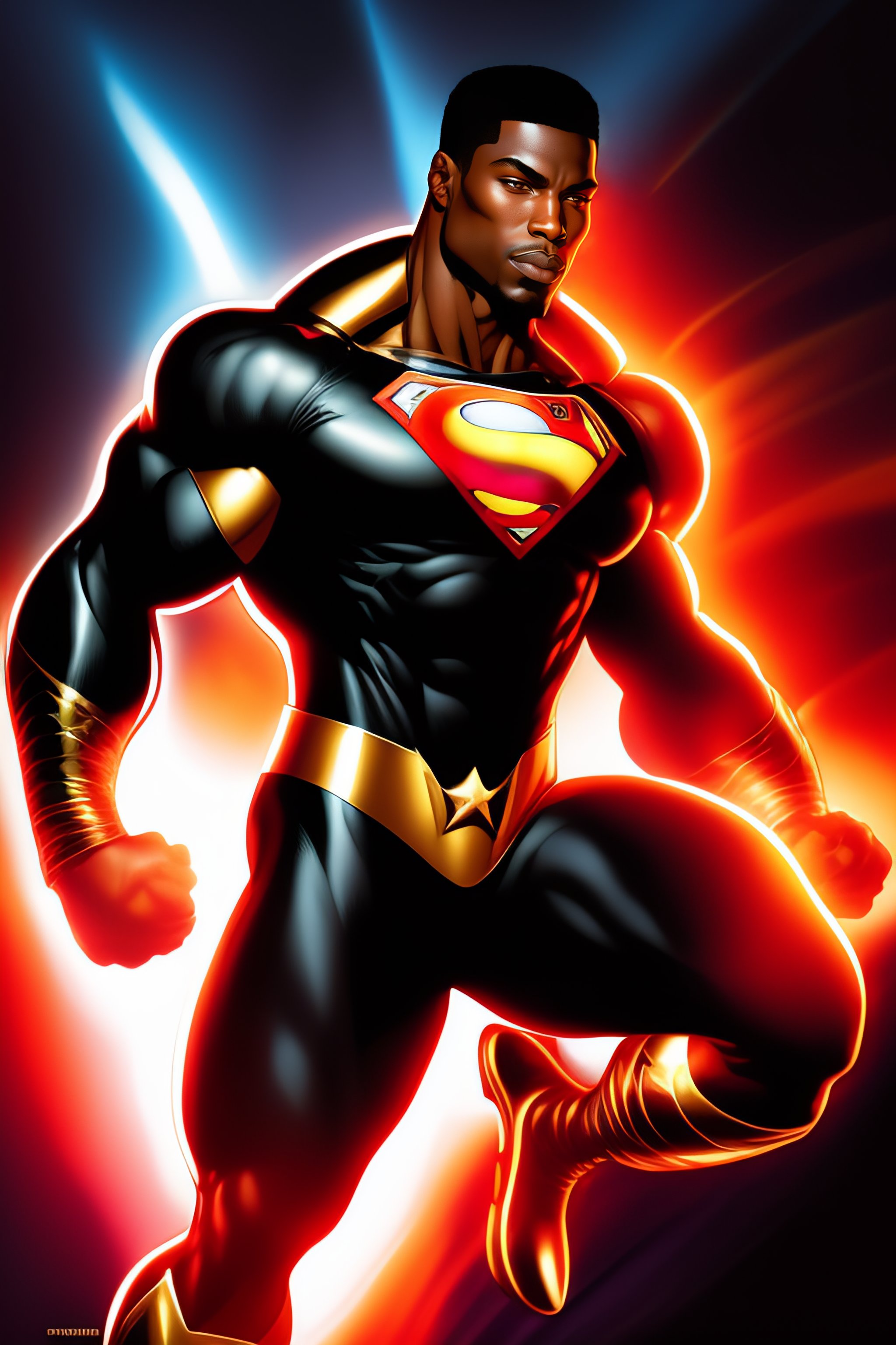 Lexica - Comic book style, style by Melkor Mancin, Light-skinned black ...