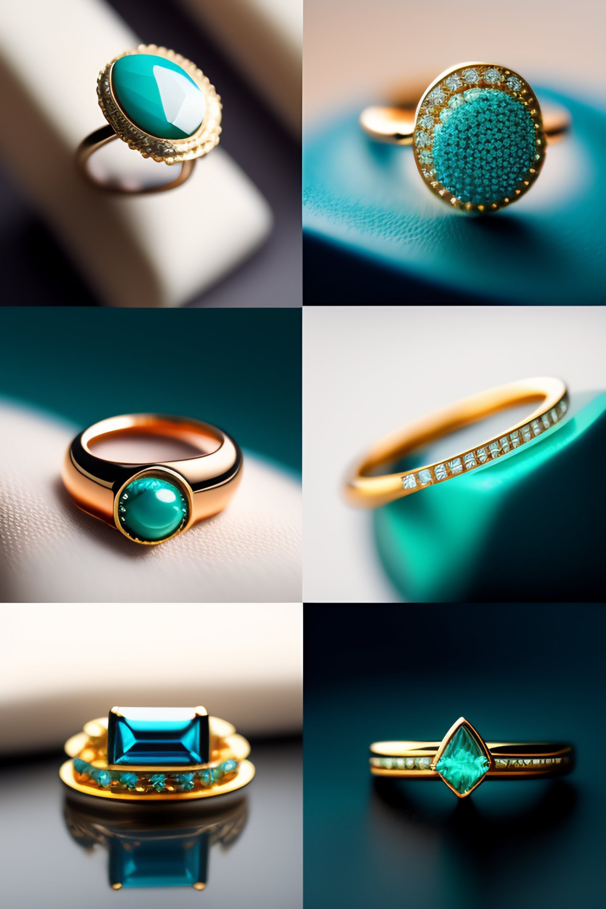 Lexica - Beautiful website of rings and earrings, ui ux ui/ux, teal and ...