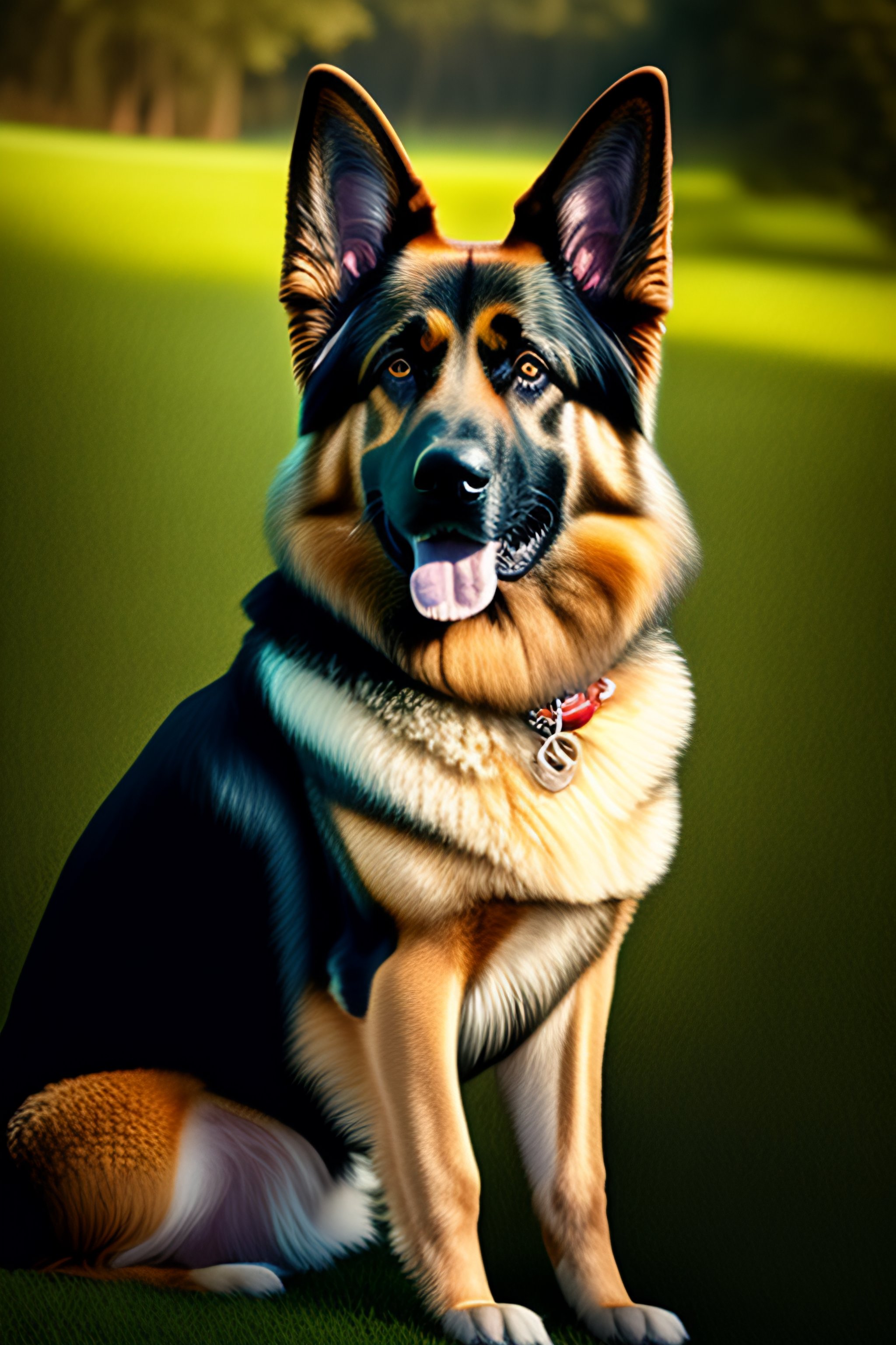 Lexica Generate German Shepard Dog 5 Month Old With Name Dora