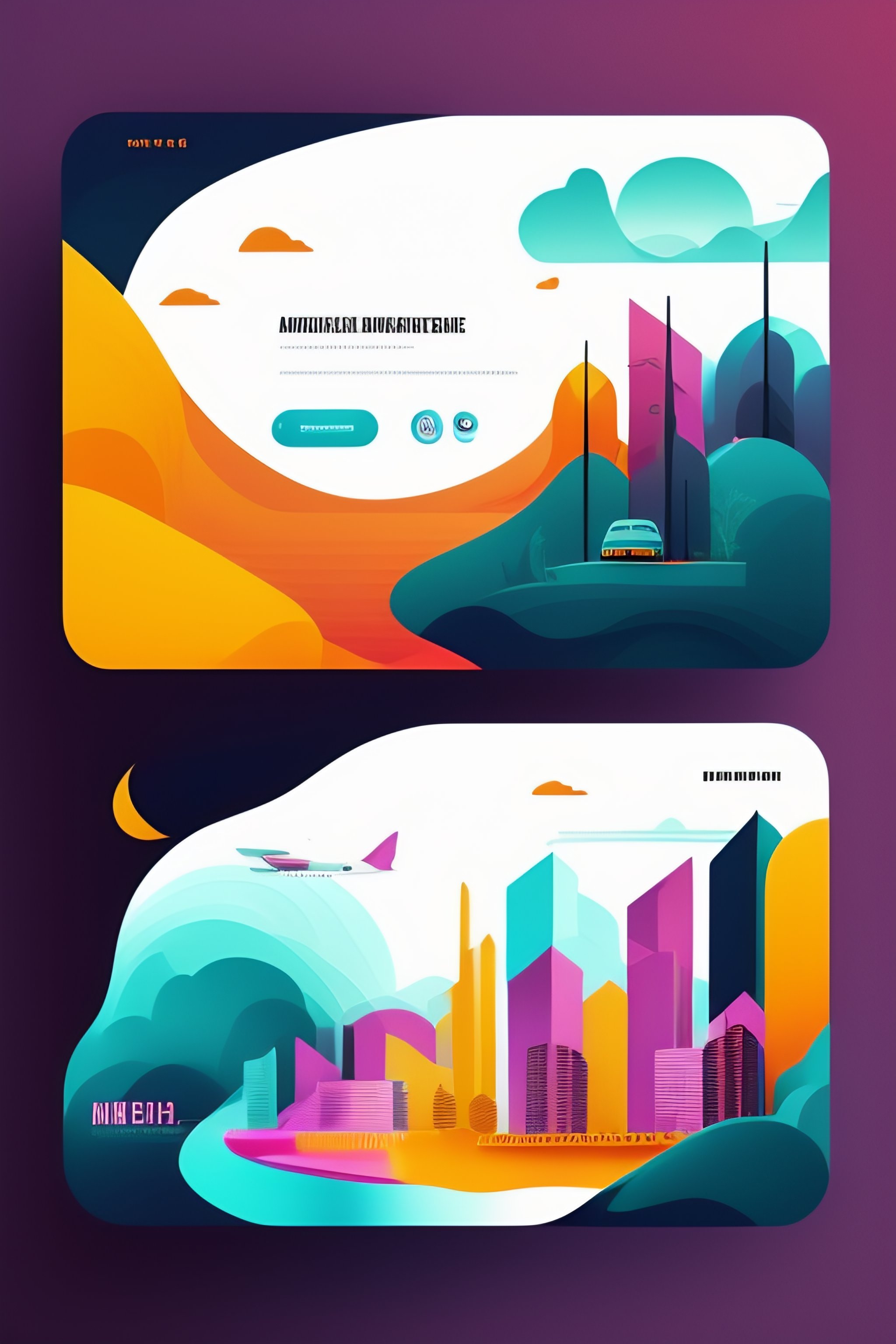 Lexica - Webpage background hero image for webdesign company modern ...