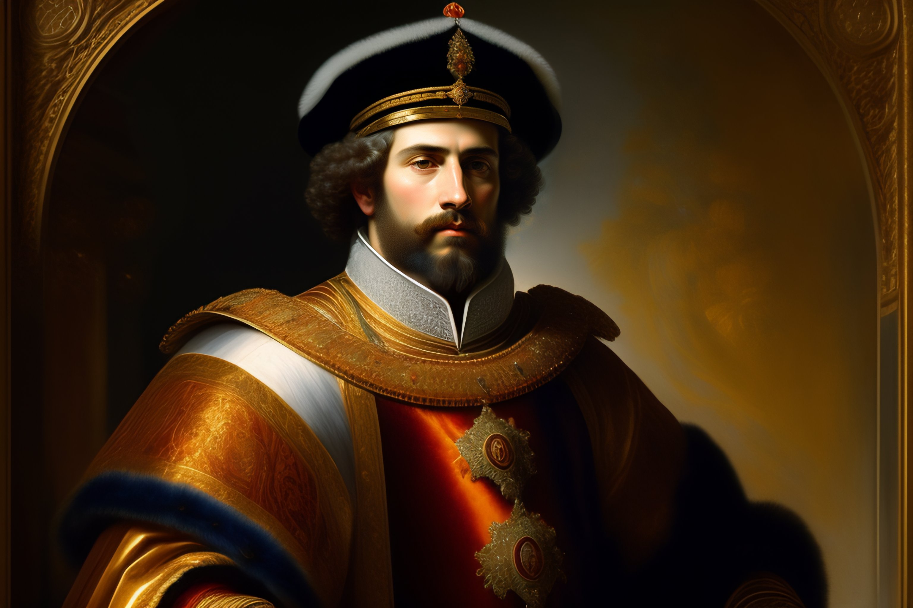 Lexica - Portrait of a Spanish king by Rembrandt