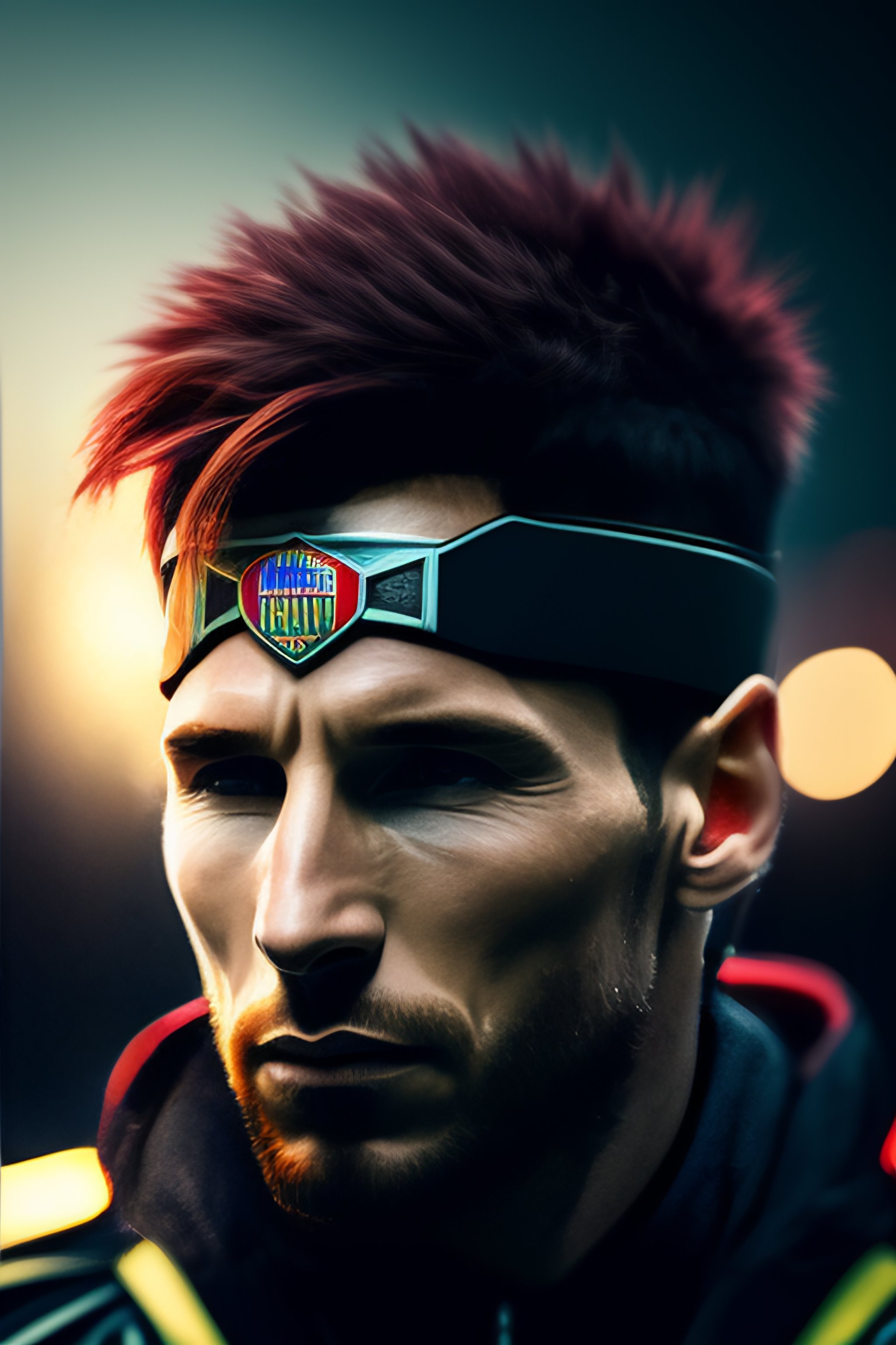 Lexica - Lionel messi cyberpunk crown