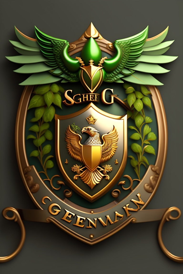 Lexica - The coat of arms of the character Greenhawk, at the top of the ...