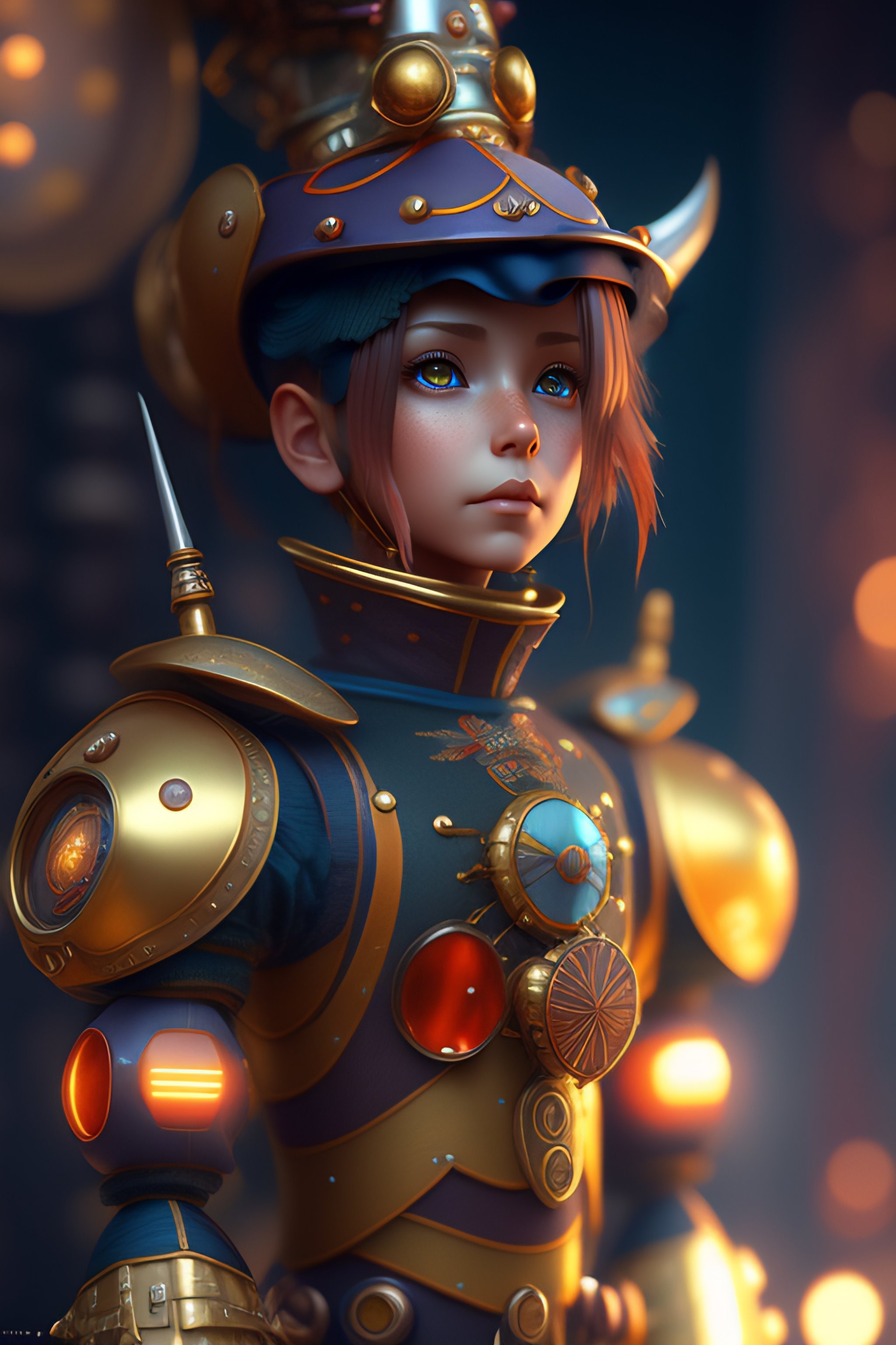 Lexica - Pinocchio as a steampunk style robot, highly detailed, digital ...