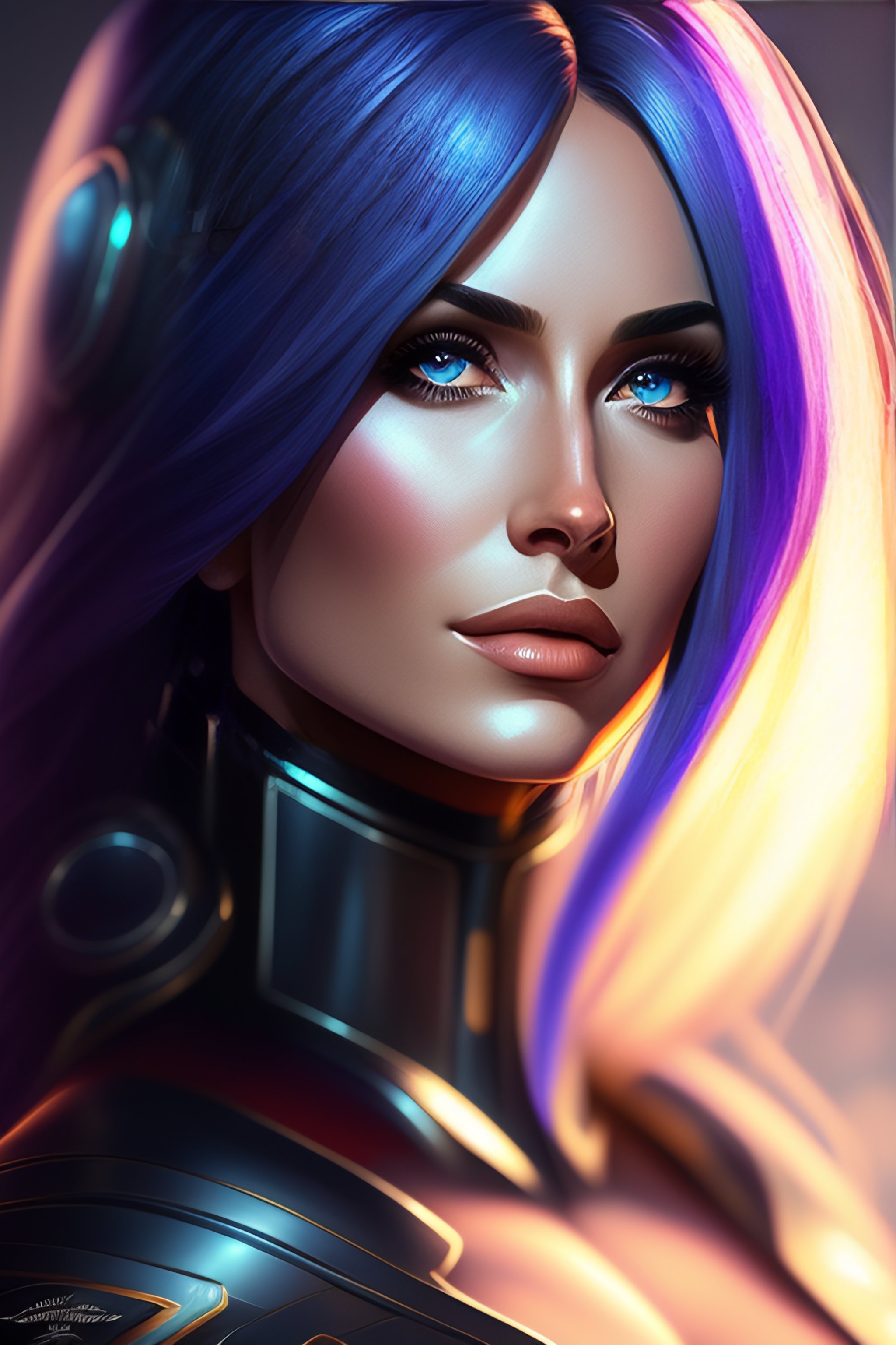 Lexica - Portrait of , cortana, highly detailed, digital painting ...