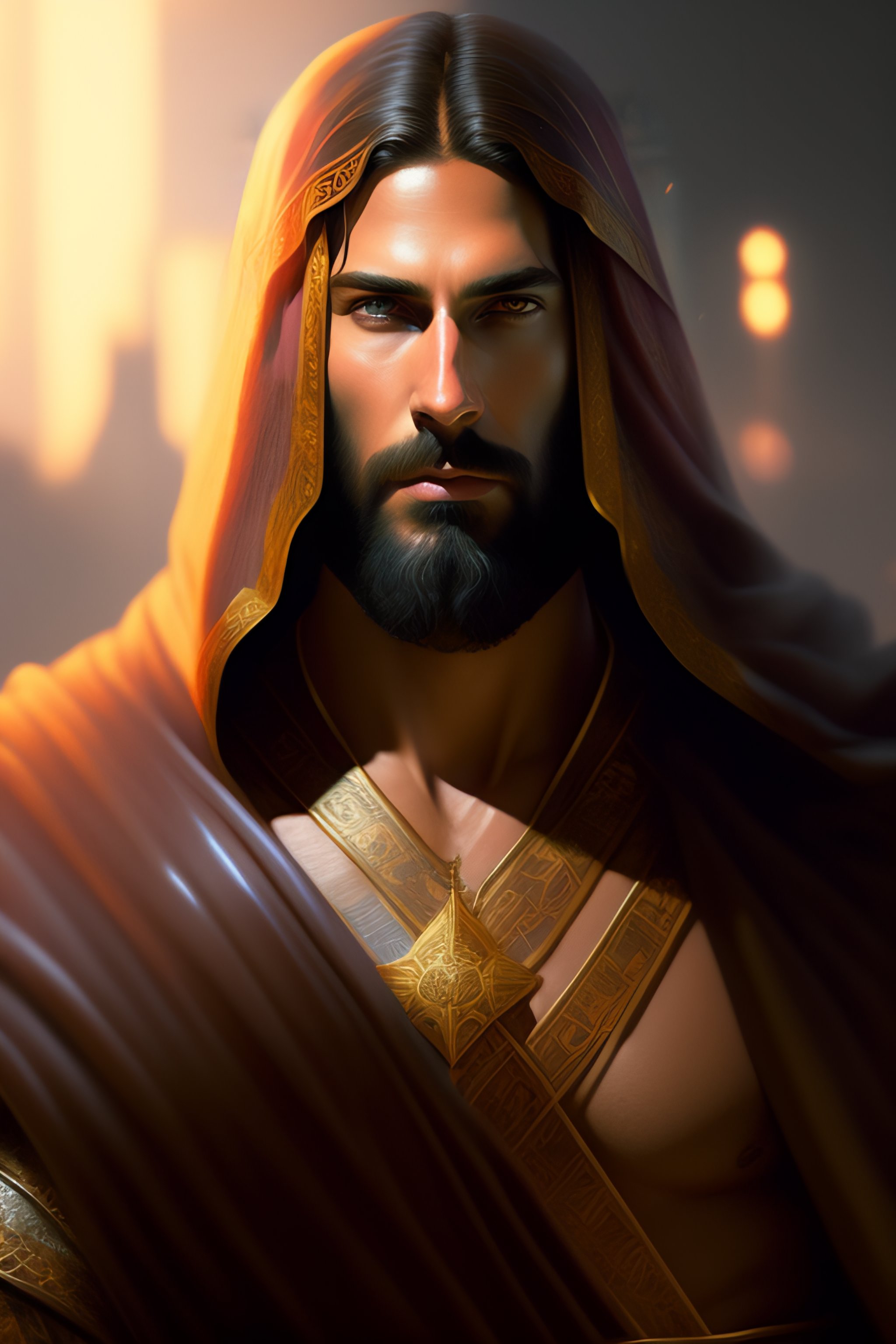 Lexica - Jesus christ as an action hero, realistic portrait ...