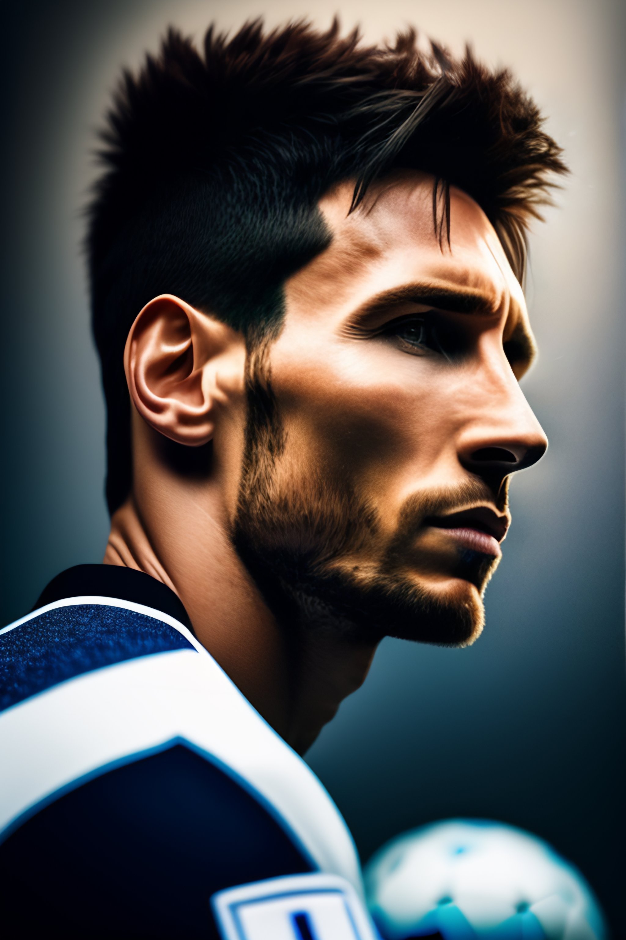 Lexica - A photo close-up of Lionel Messi, real scene, fashion ...
