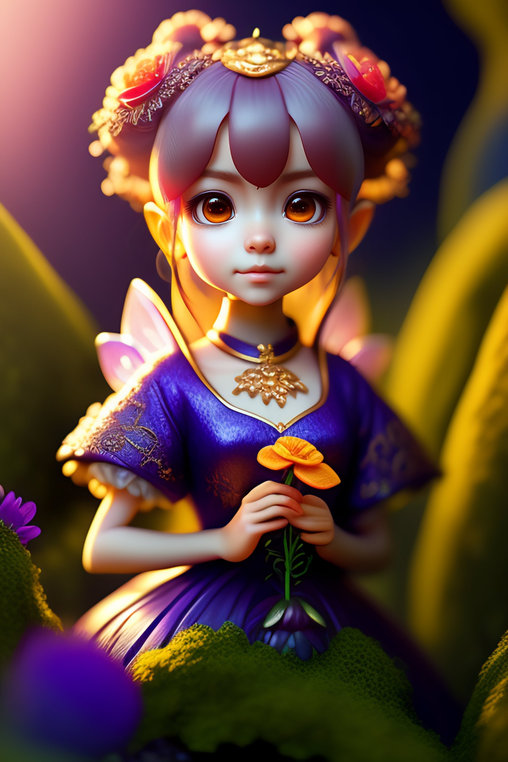 Lexica - Manga cover portrait of an extremely cute and adorable very ...