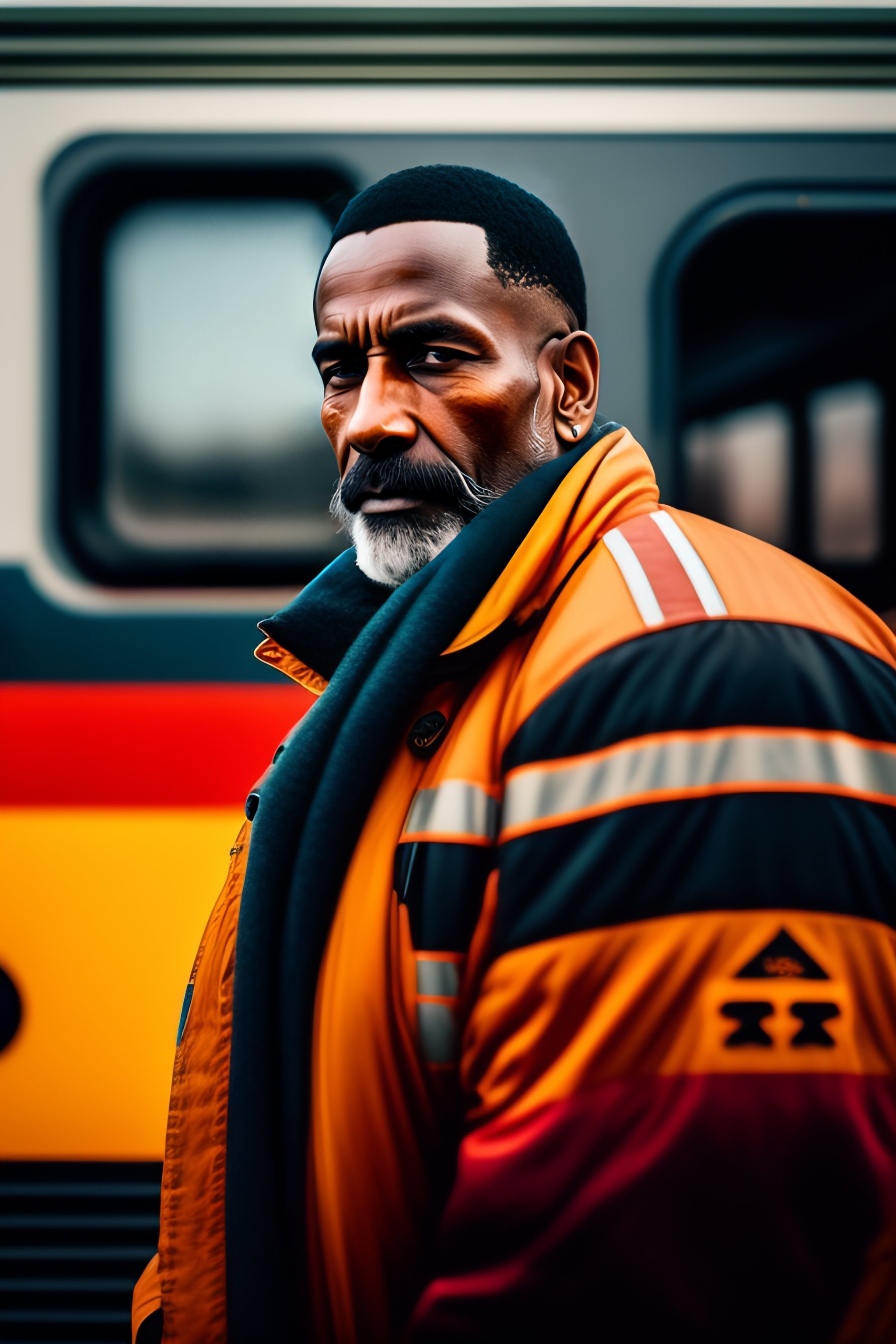 Lexica - Portrait of a railway man