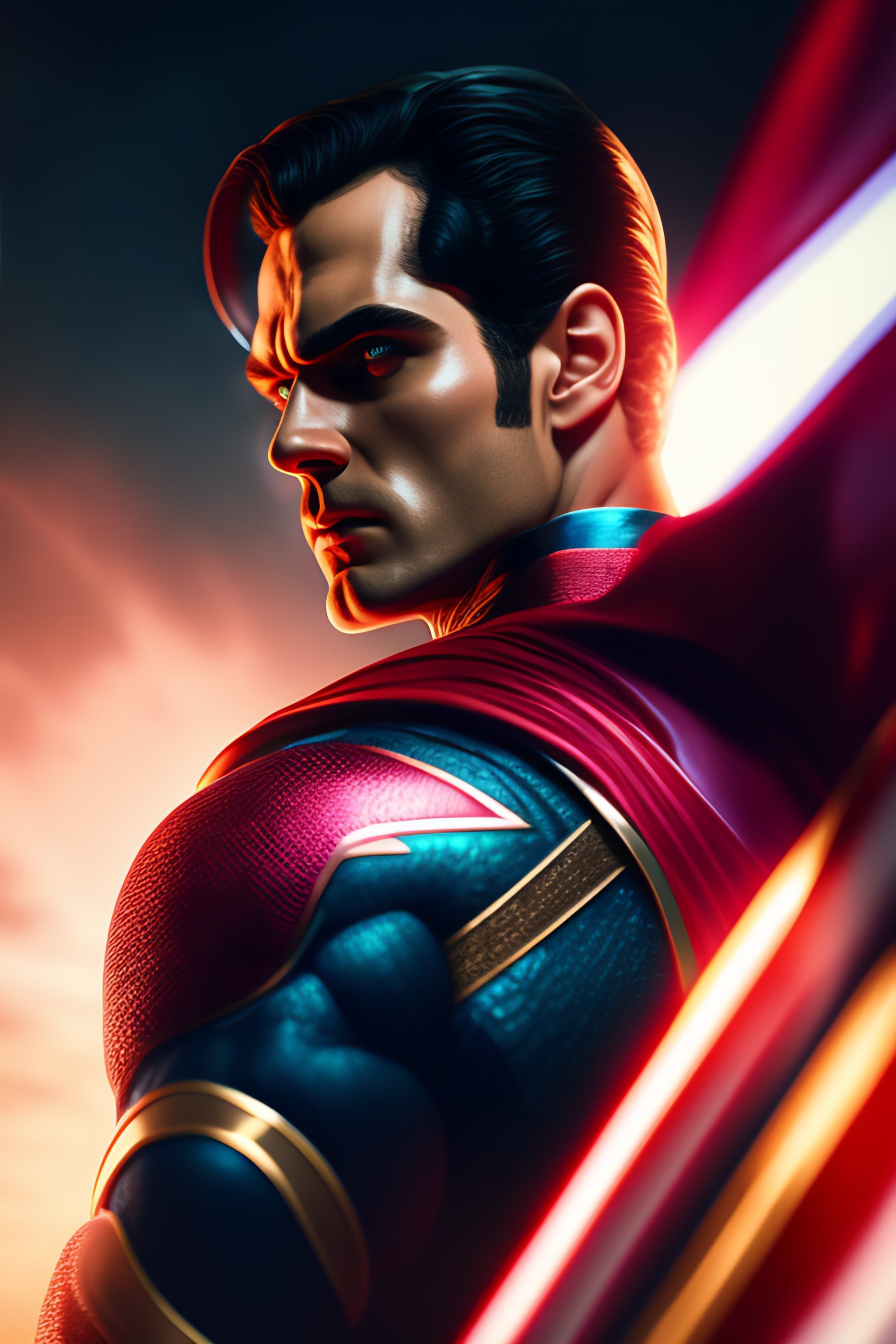Lexica - Henry Cavill as handsome muscular hero Captain Britain ...