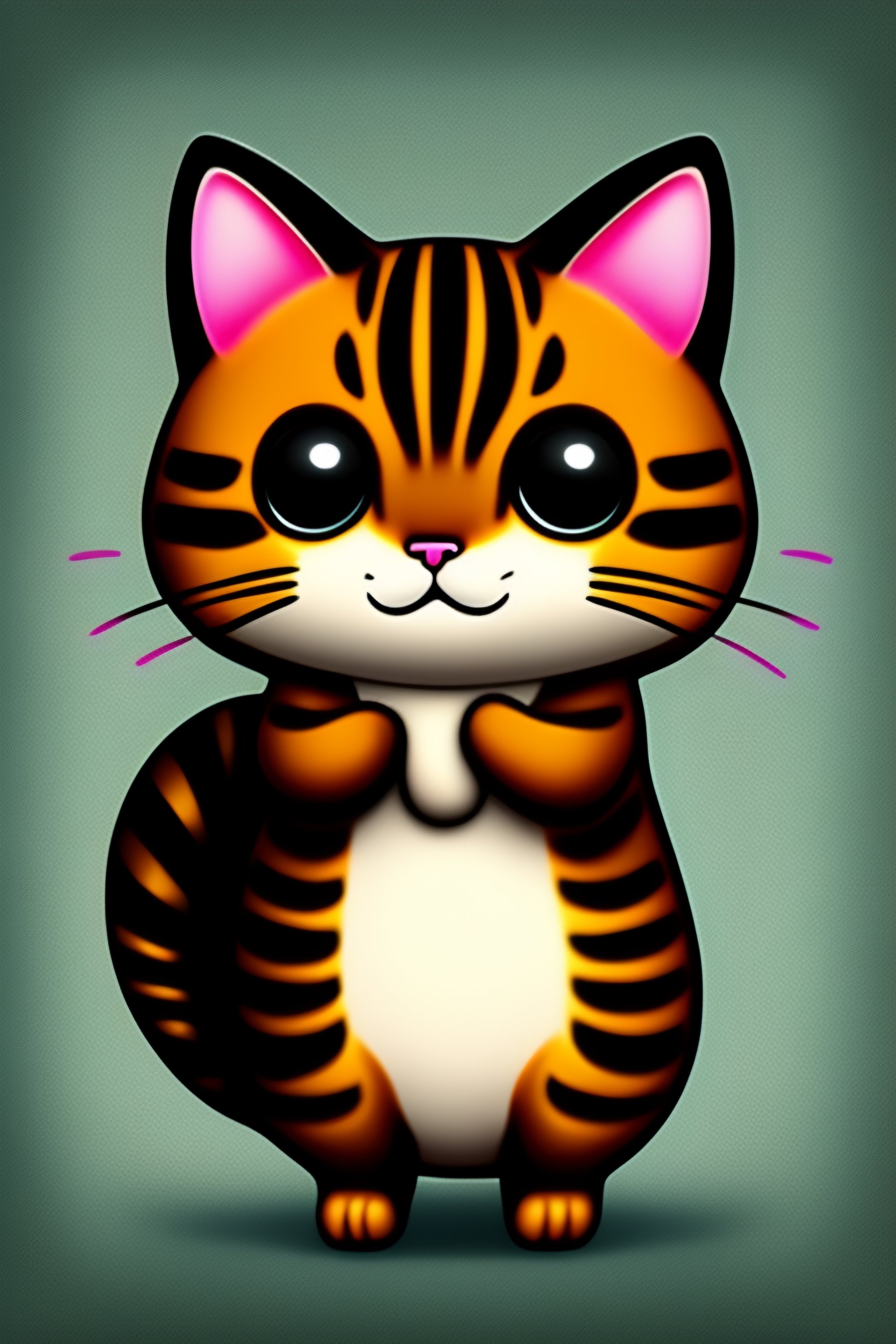 Lexica - Cute chibi cat dancing