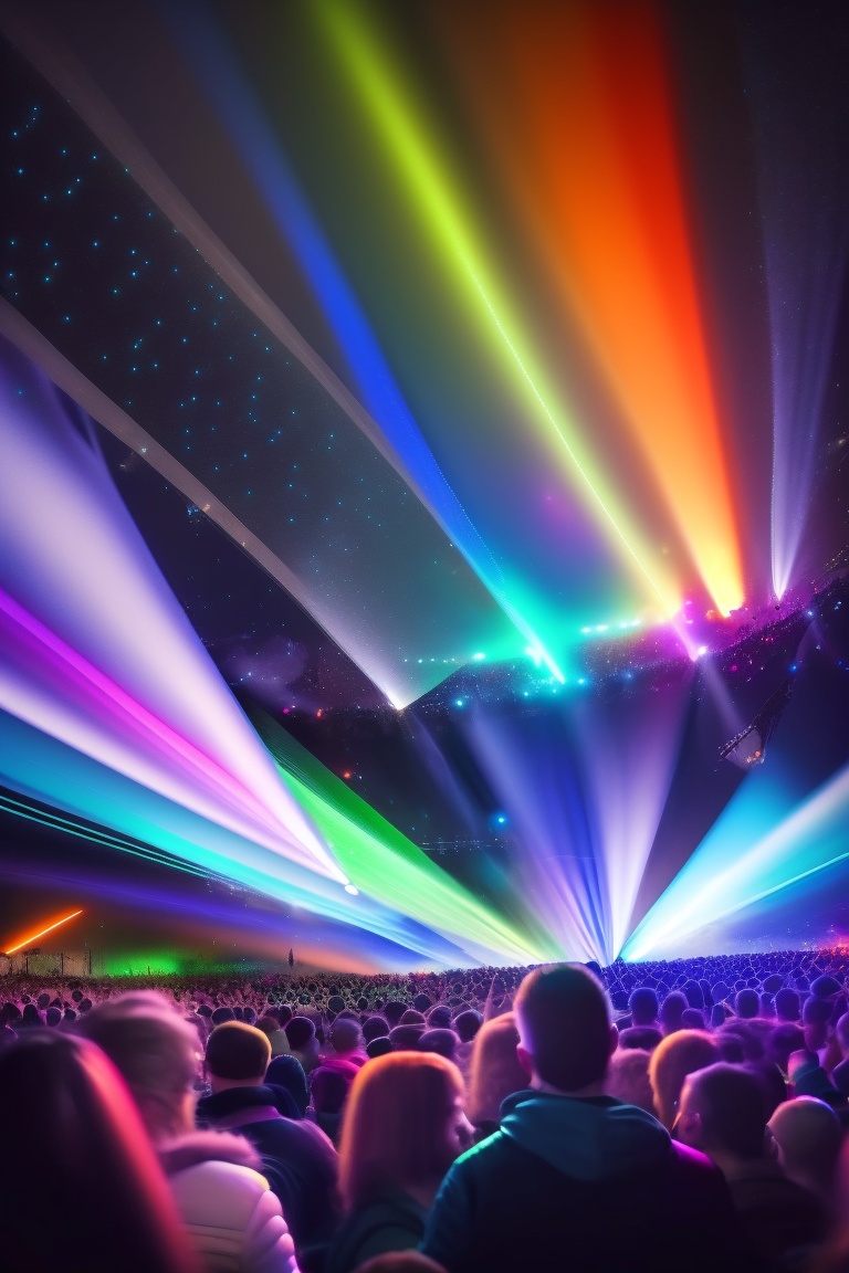 Lexica - Birthday Party Rave Scene, HD, Lasers and lights