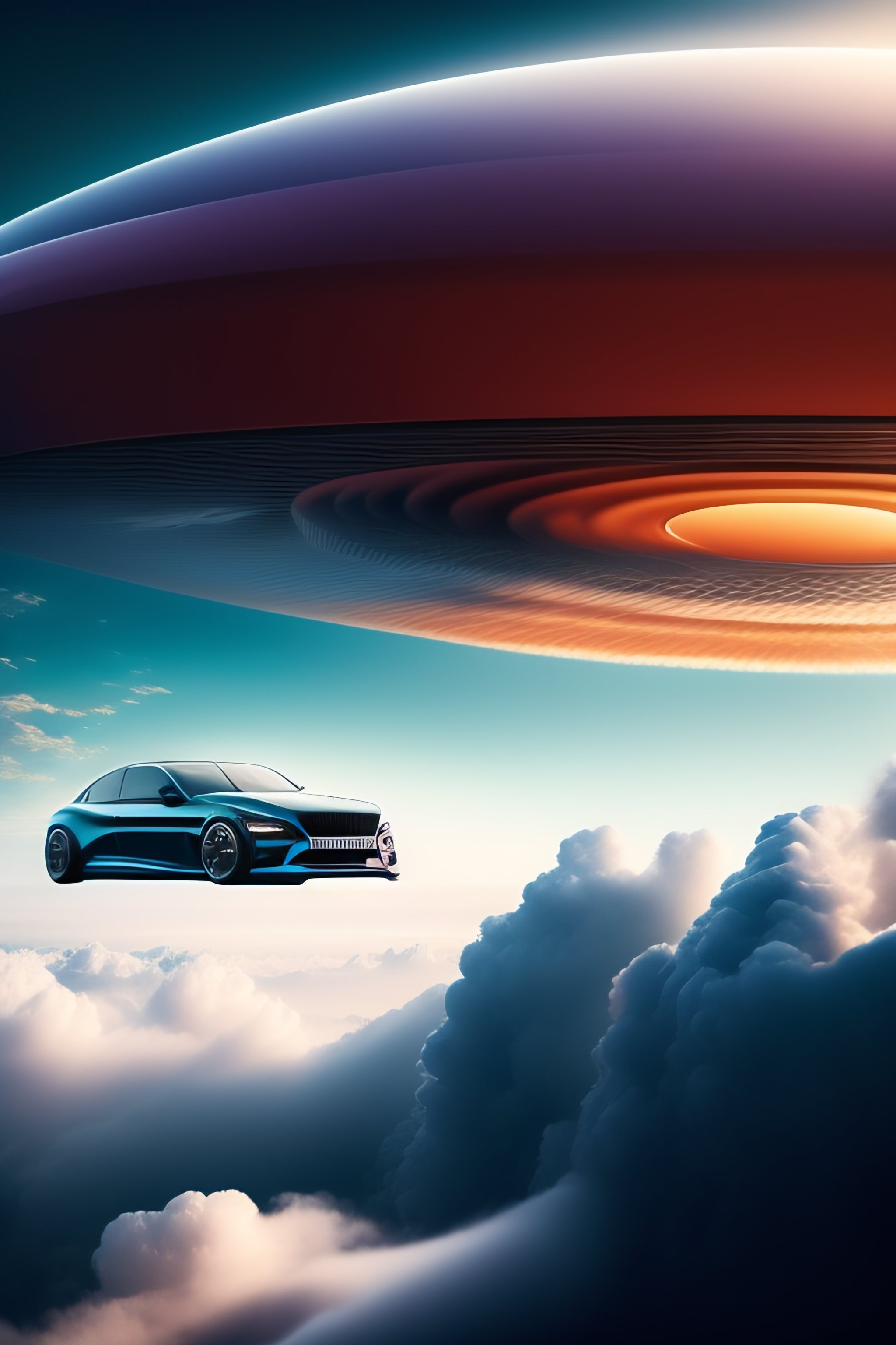 Lexica - Turkey 2050, cars flying above the clouds, a detailed portrait ...