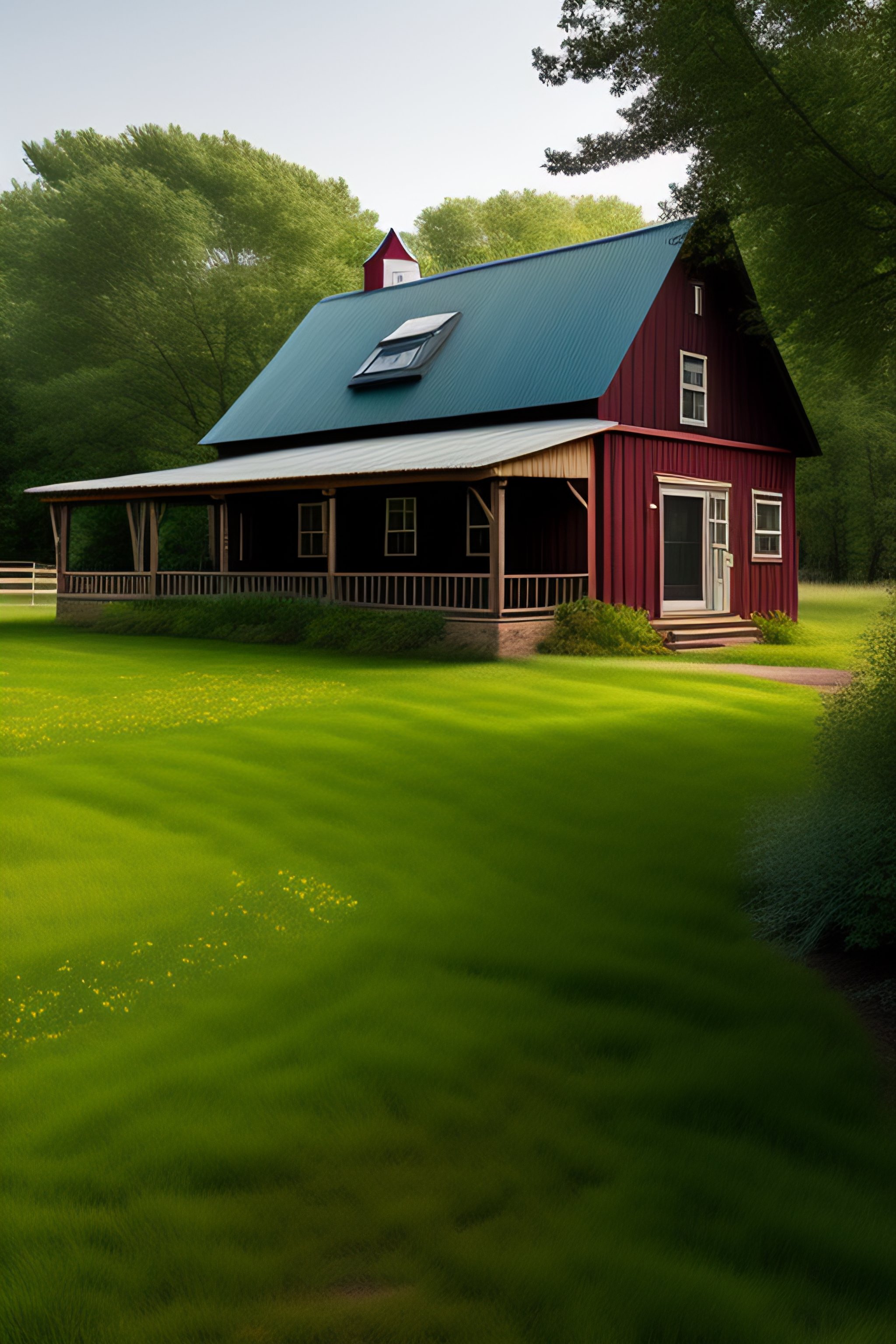 Lexica - A small farm house in Nebraska