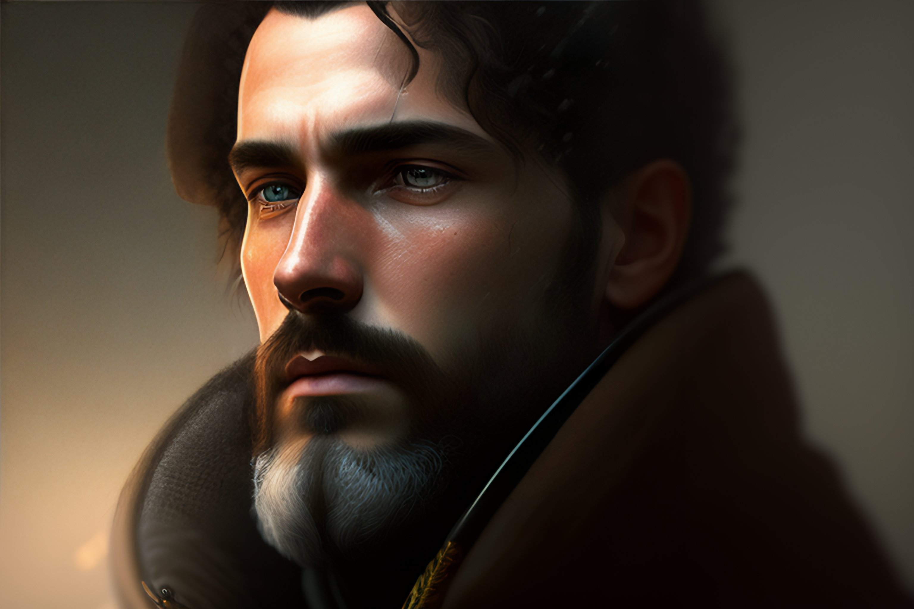 Lexica - Portrait of man sad, render, rembrandt, cgsociety, artstation ...
