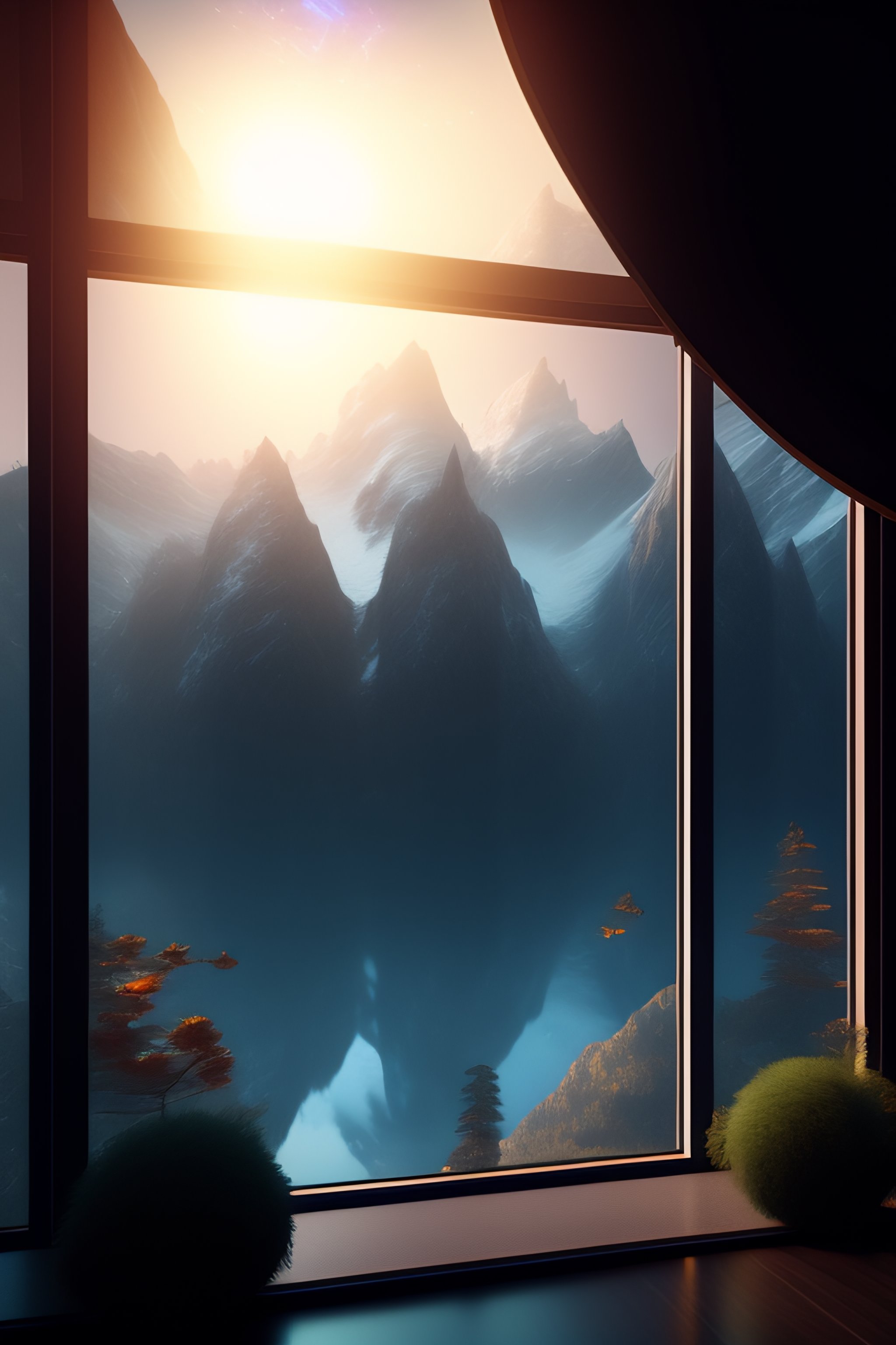 Lexica - ""epic shot of a huge lighting in a beautiful glass box ...