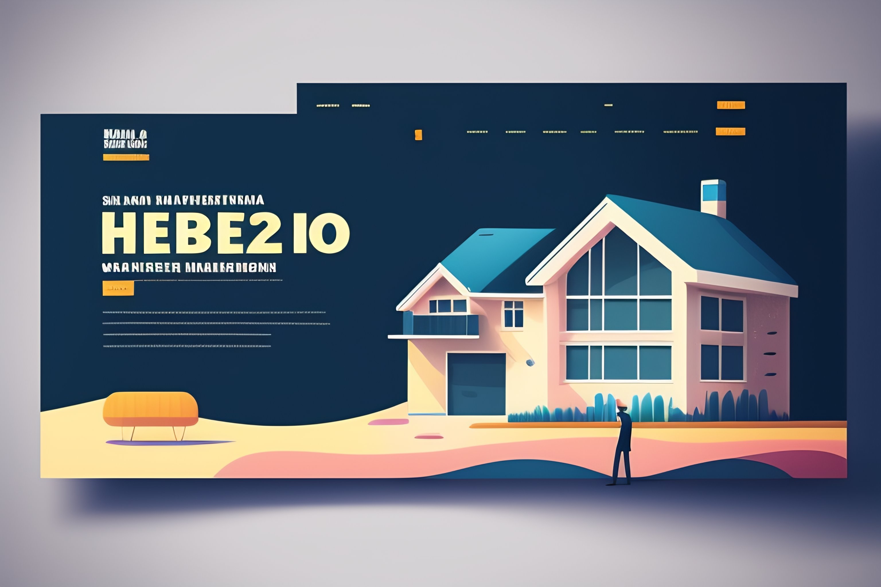 Lexica - Webpage background hero image for real estate company modern ...