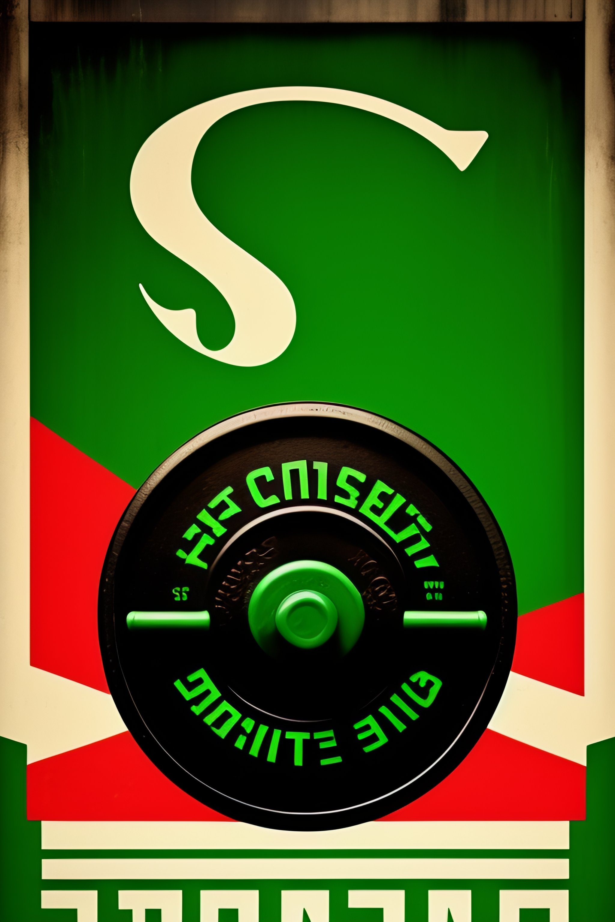 Lexica - Street art poster inspire by communist propaganda, green ...