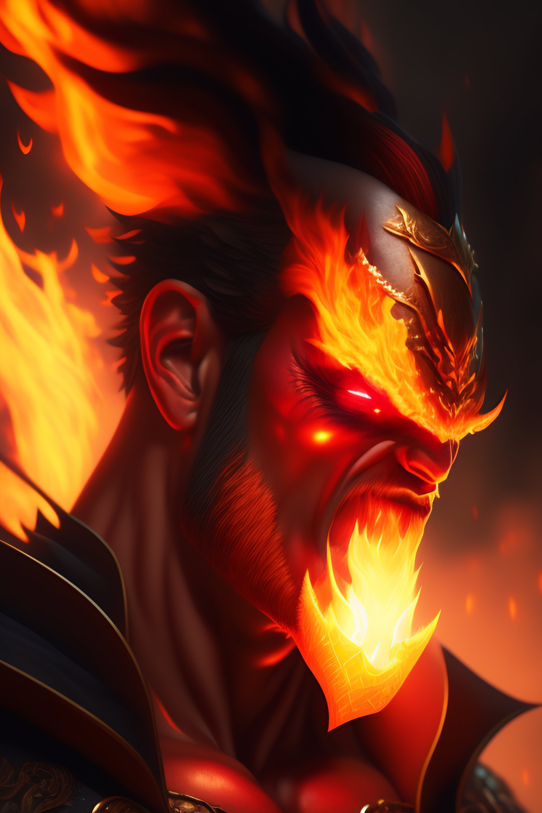 Fire Demon Wallpaper