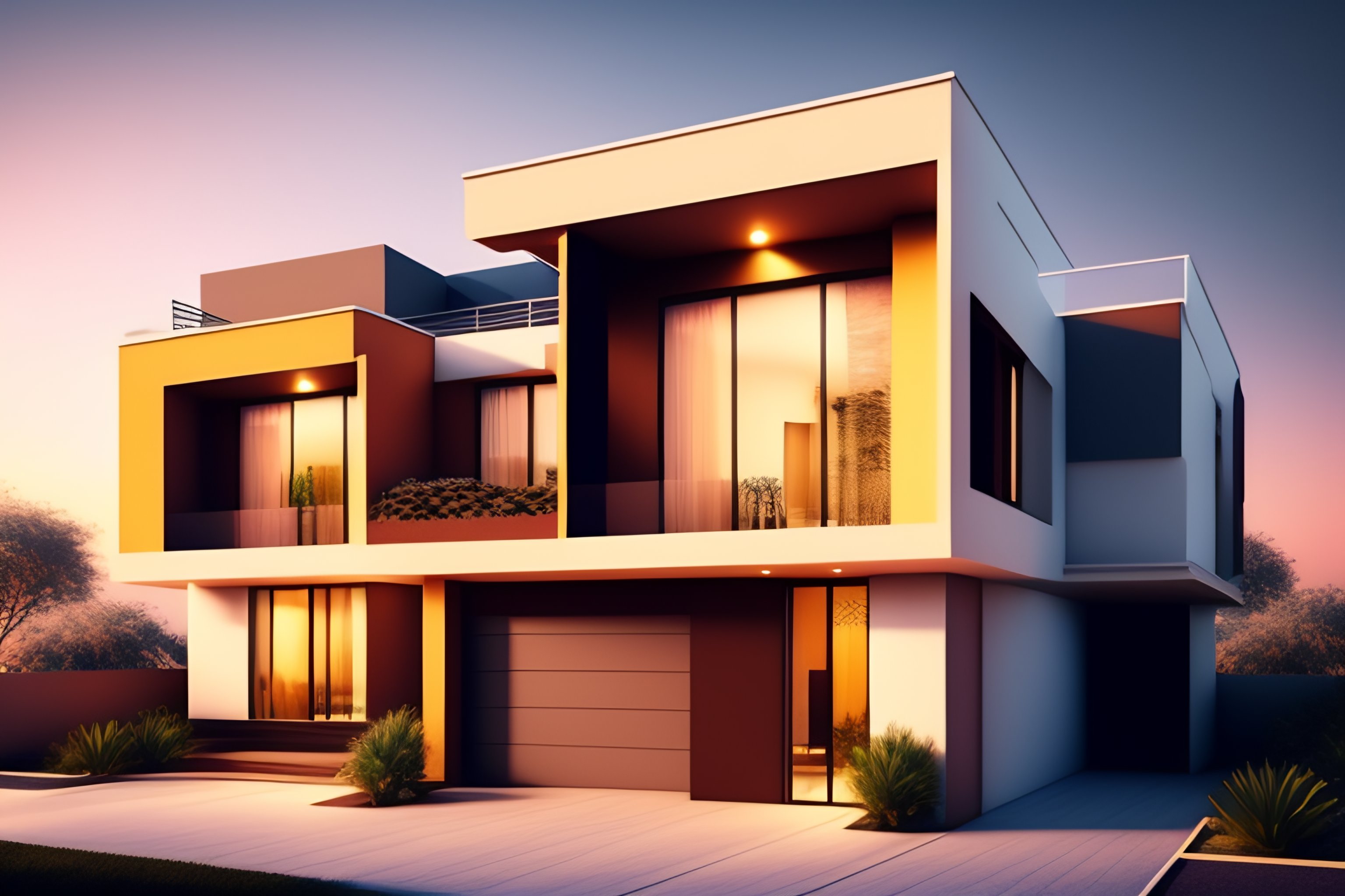 Lexica - Residential property development website, Desert Sunset color ...