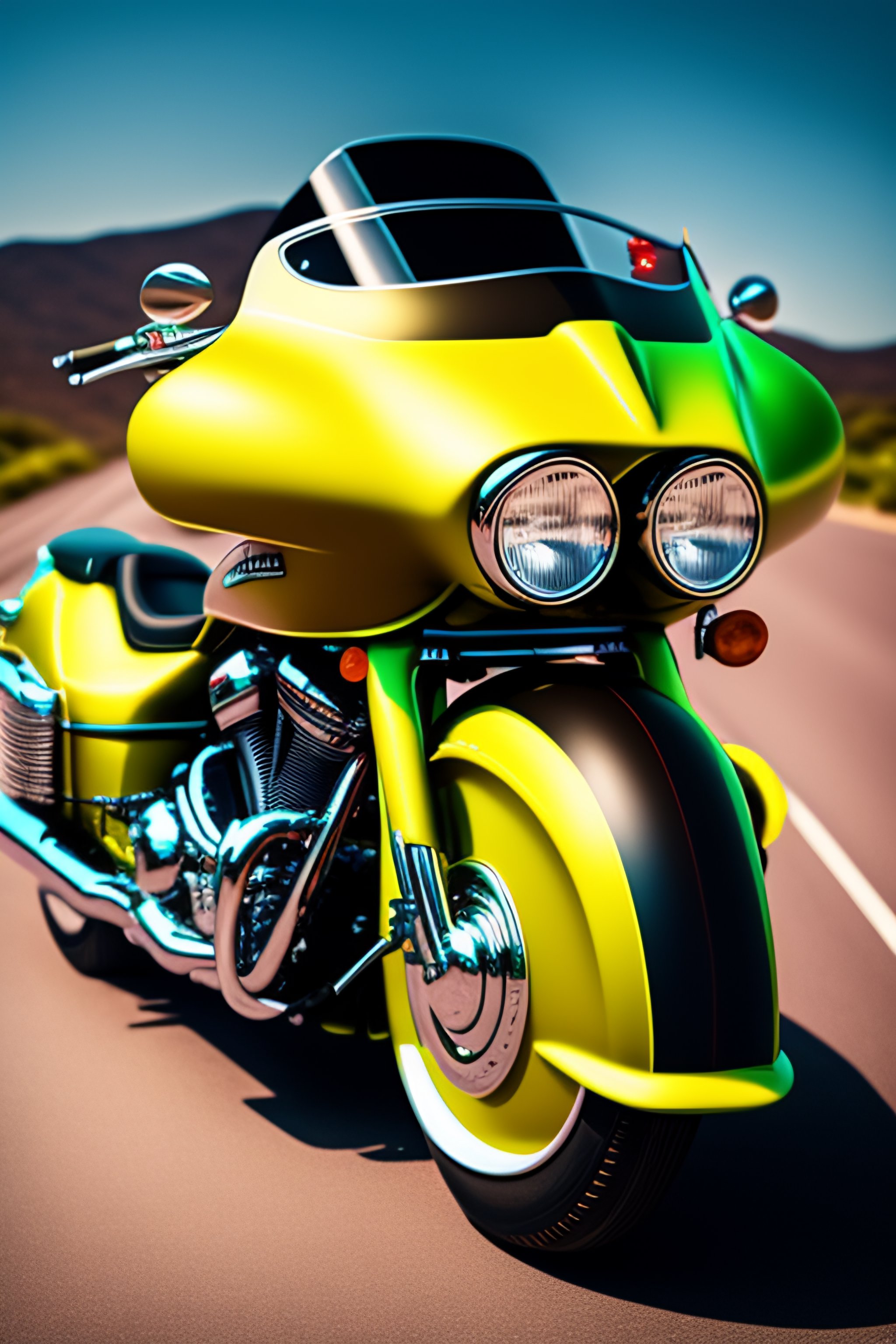 Lexica - Motorcycle ridden by hulk hogan