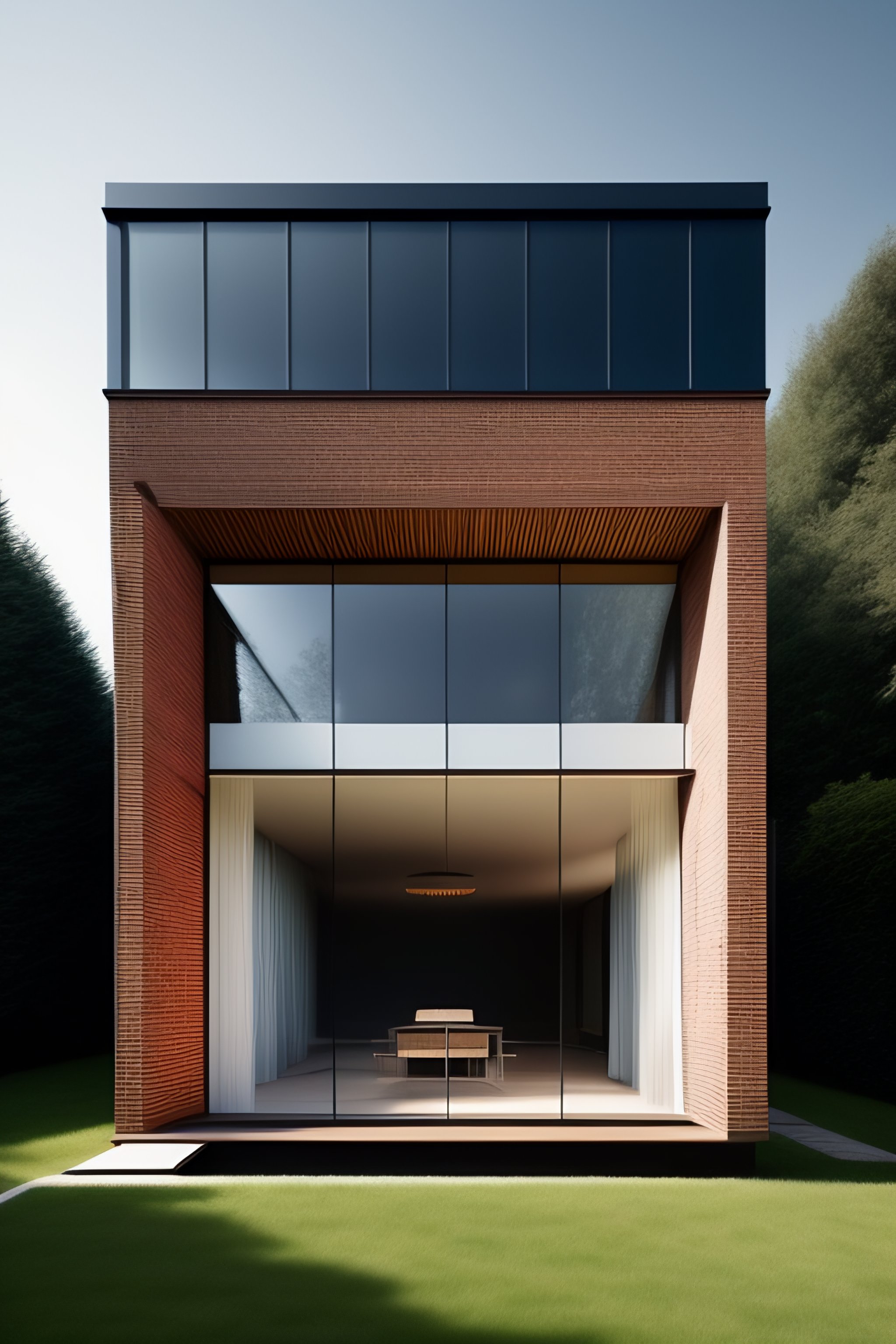 Lexica - Brick house designed by Dieter Rams