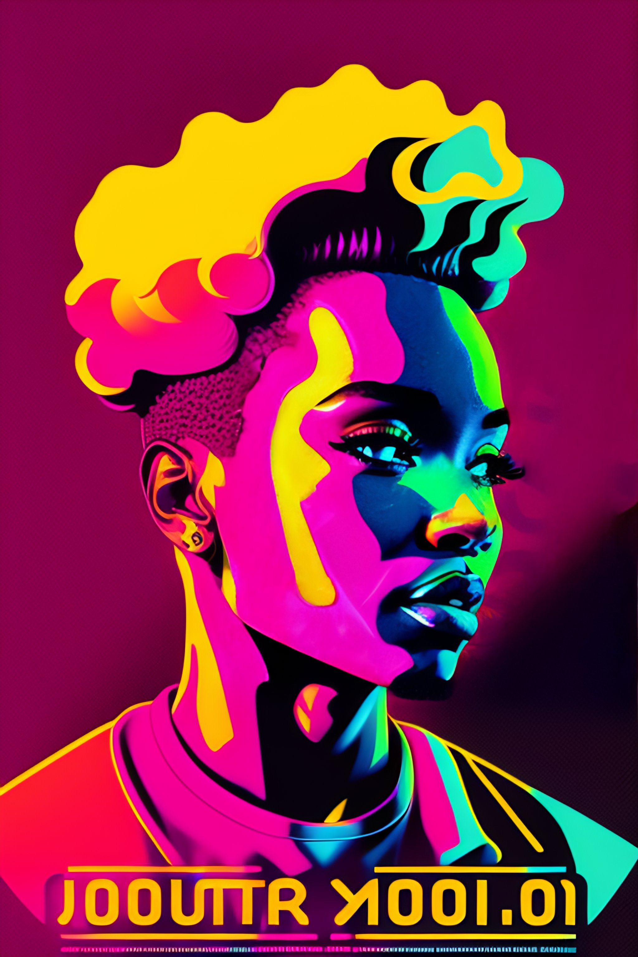 Lexica - Retro 90s vaporwave vintage rap music illustration art by ...