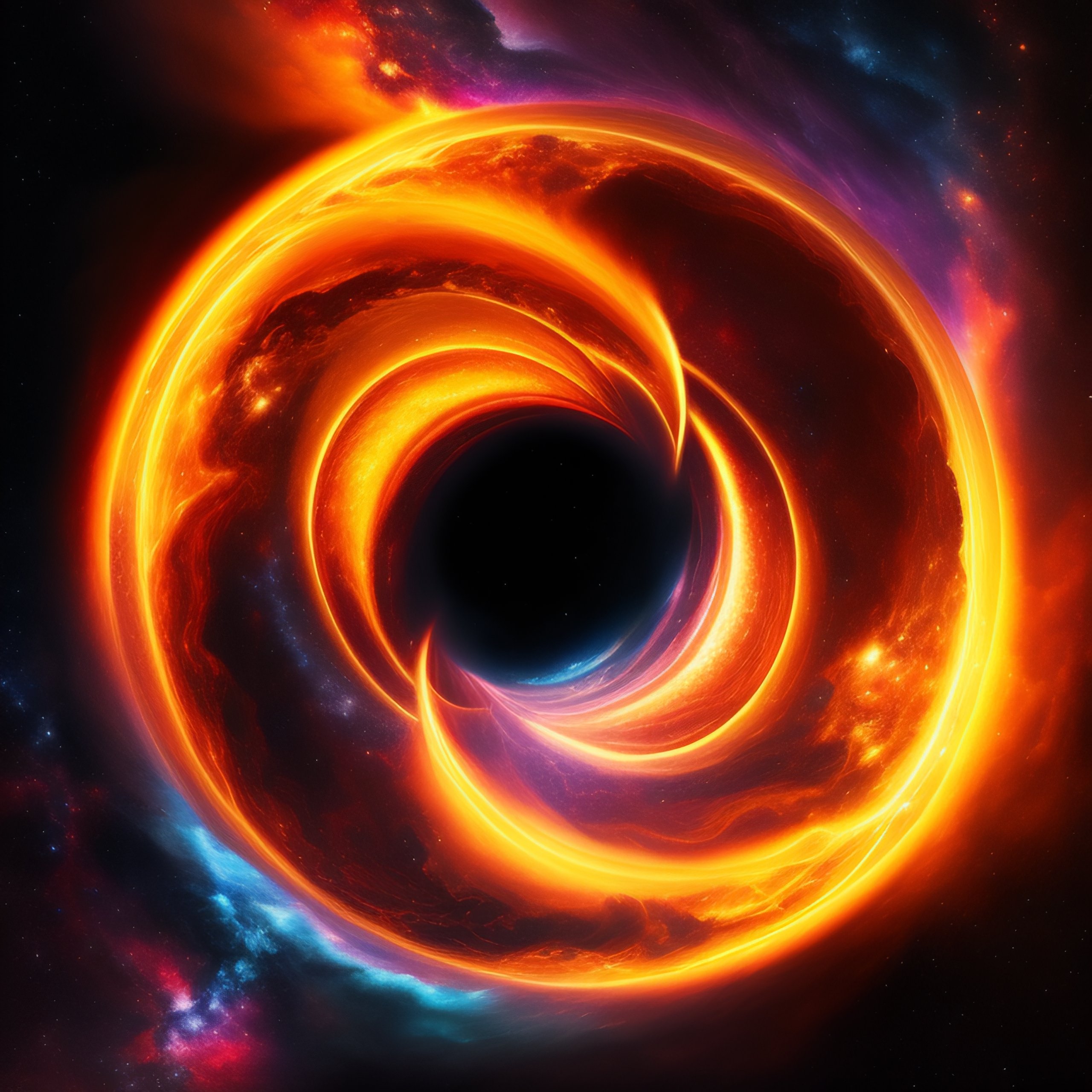 Lexica - Galaxy made of flames, aplha map