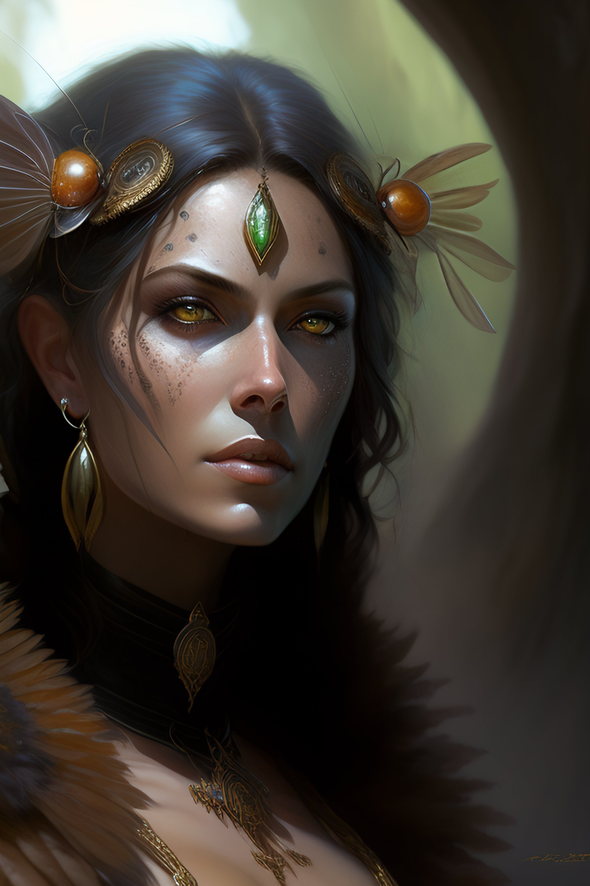 Lexica - Portrait of a fly with human horror face, creepy, big eyes ...