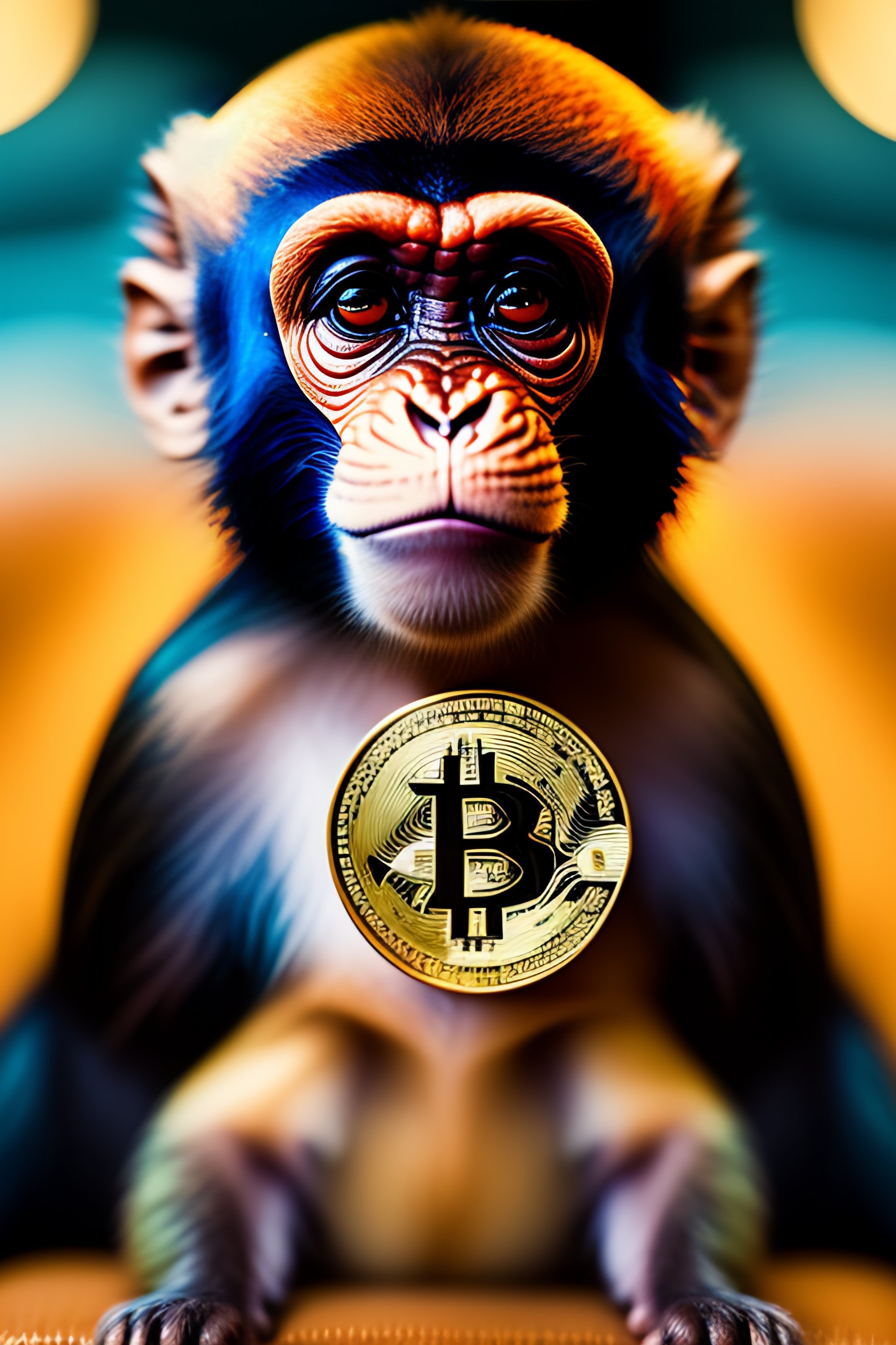 Lexica - Monkey as bitcoin millionaire