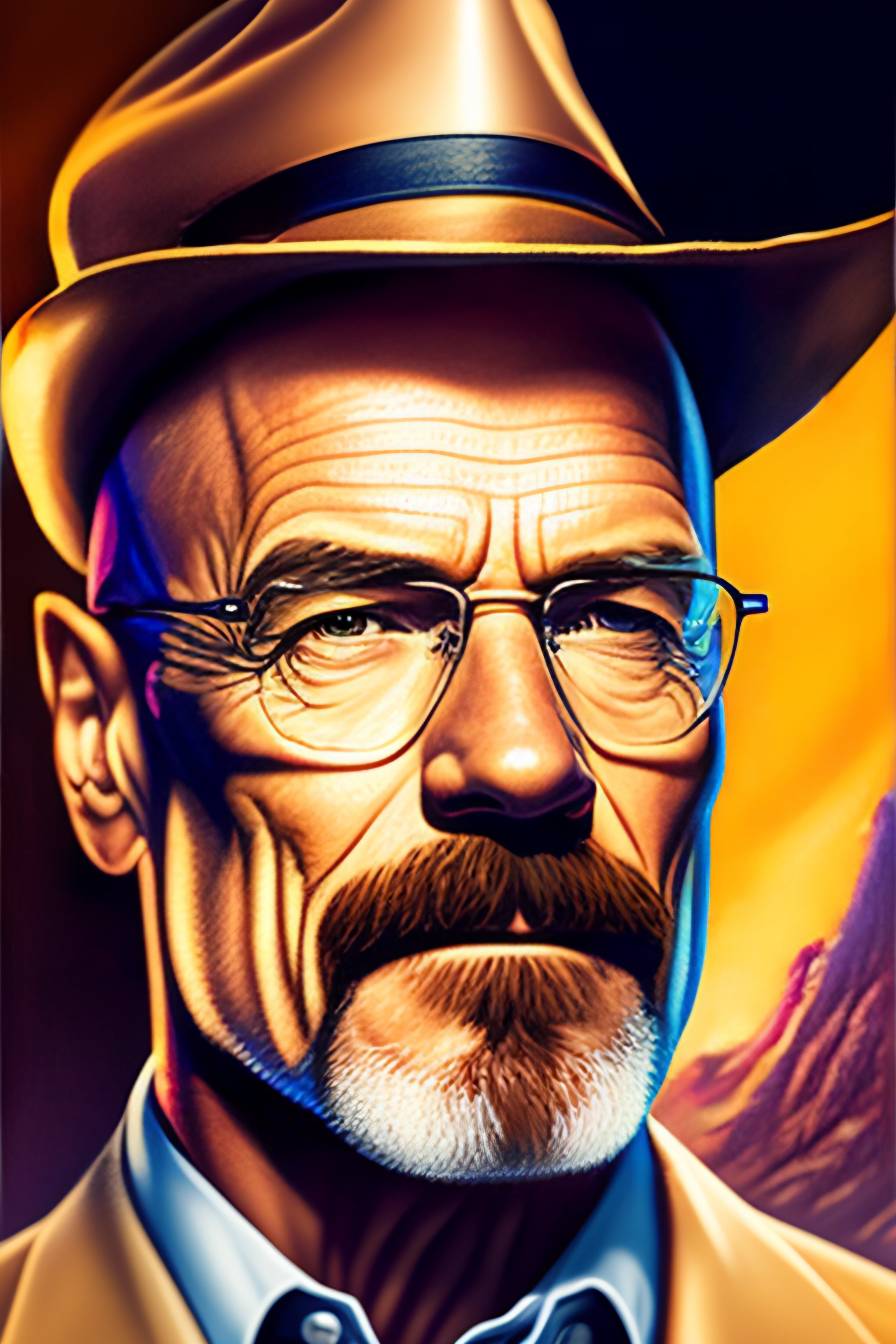 Lexica - Portrait of Walter white, Disney style, high detail, high ...